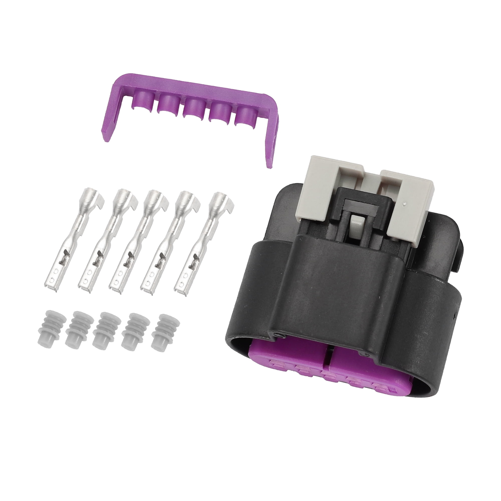 Unique Bargains 5 Pin Air Flow Meter Connector Plug Female Wire ...