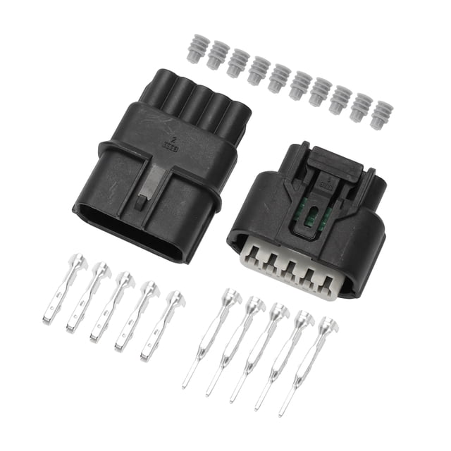 Unique Bargains 5 Pin Mass Air Flow Sensor Meter Connector Plug Male ...