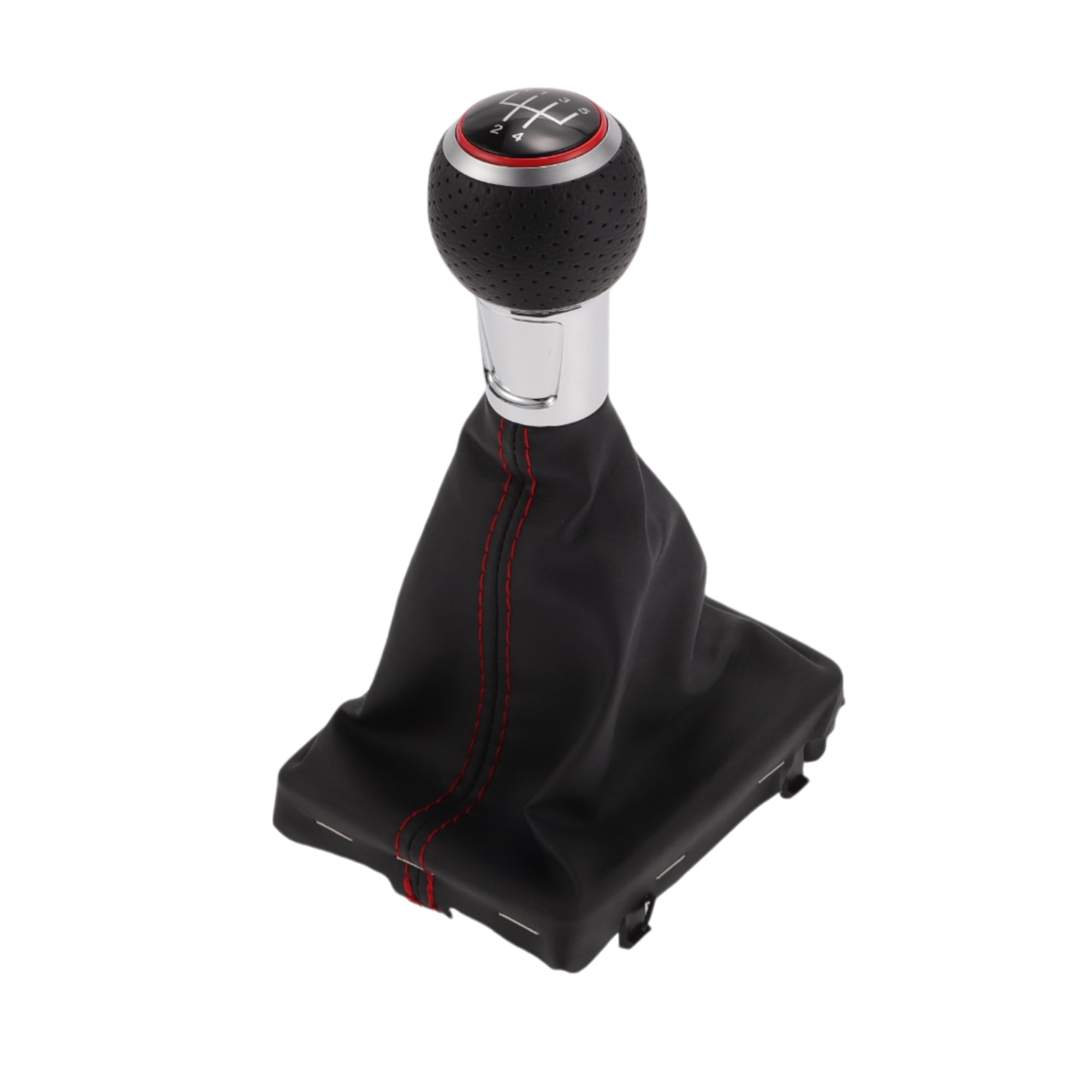 Unique Bargains 5 Speed Manual Gear Shift Knob with Cover - Stick ...
