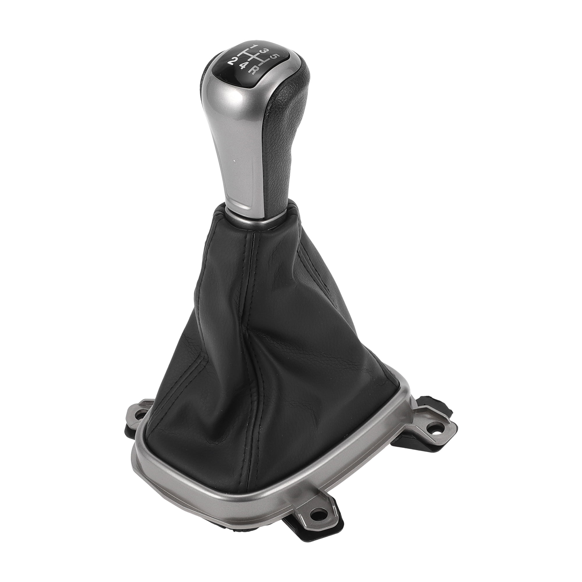 Unique Bargains 5 Speed Manual Gear Shifter Knob with Cover, Front ...