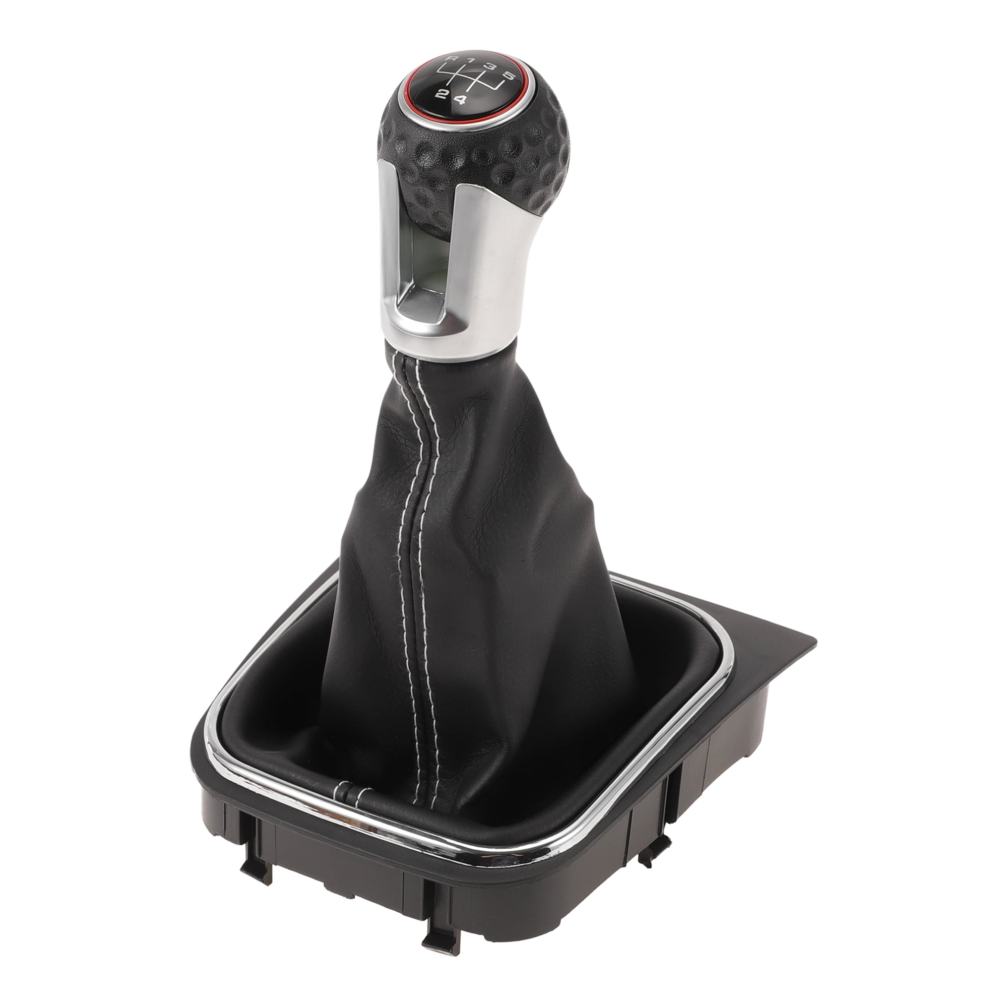 Unique Bargains 5 Speed Manual Gear Shifter Knob with Cover for VW Golf ...