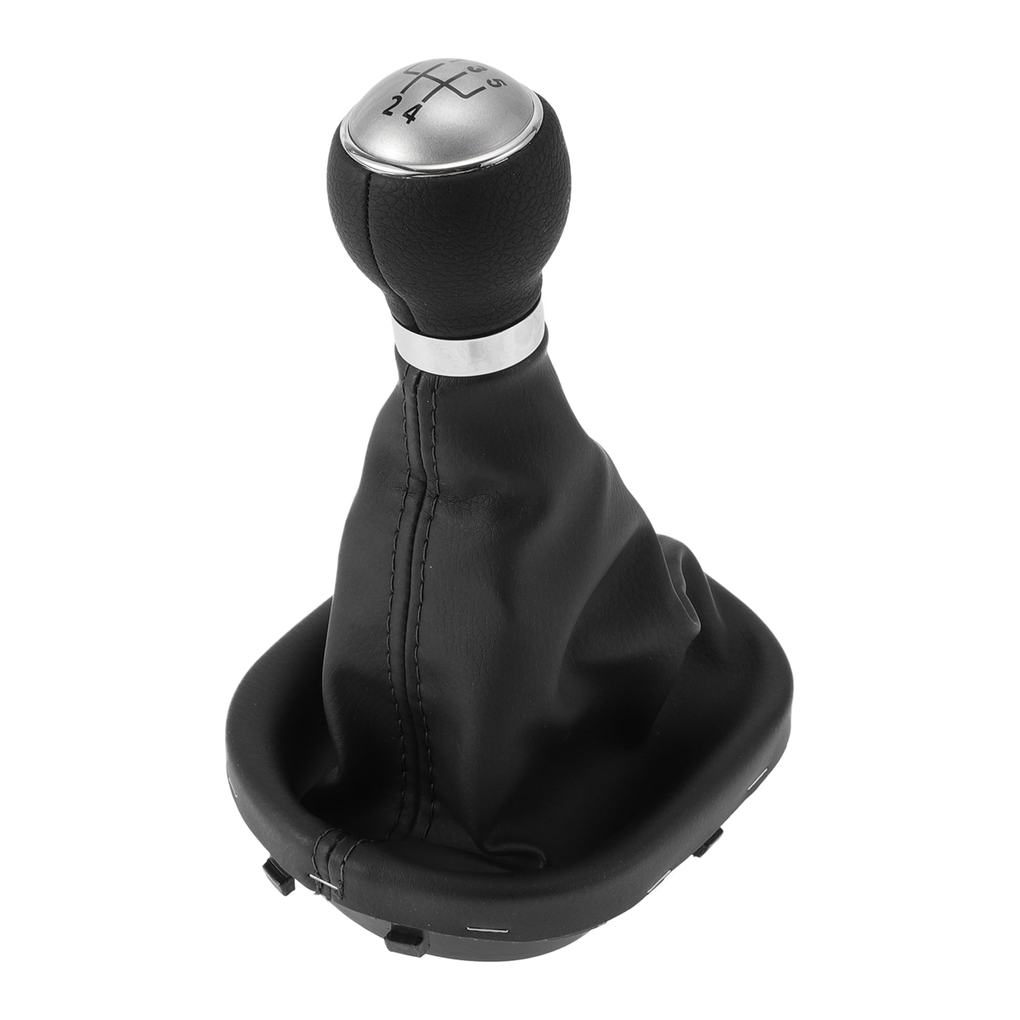 Unique Bargains 5 Speed Manual Shift Knob W/ Boot Cover No.1T0711113R ...