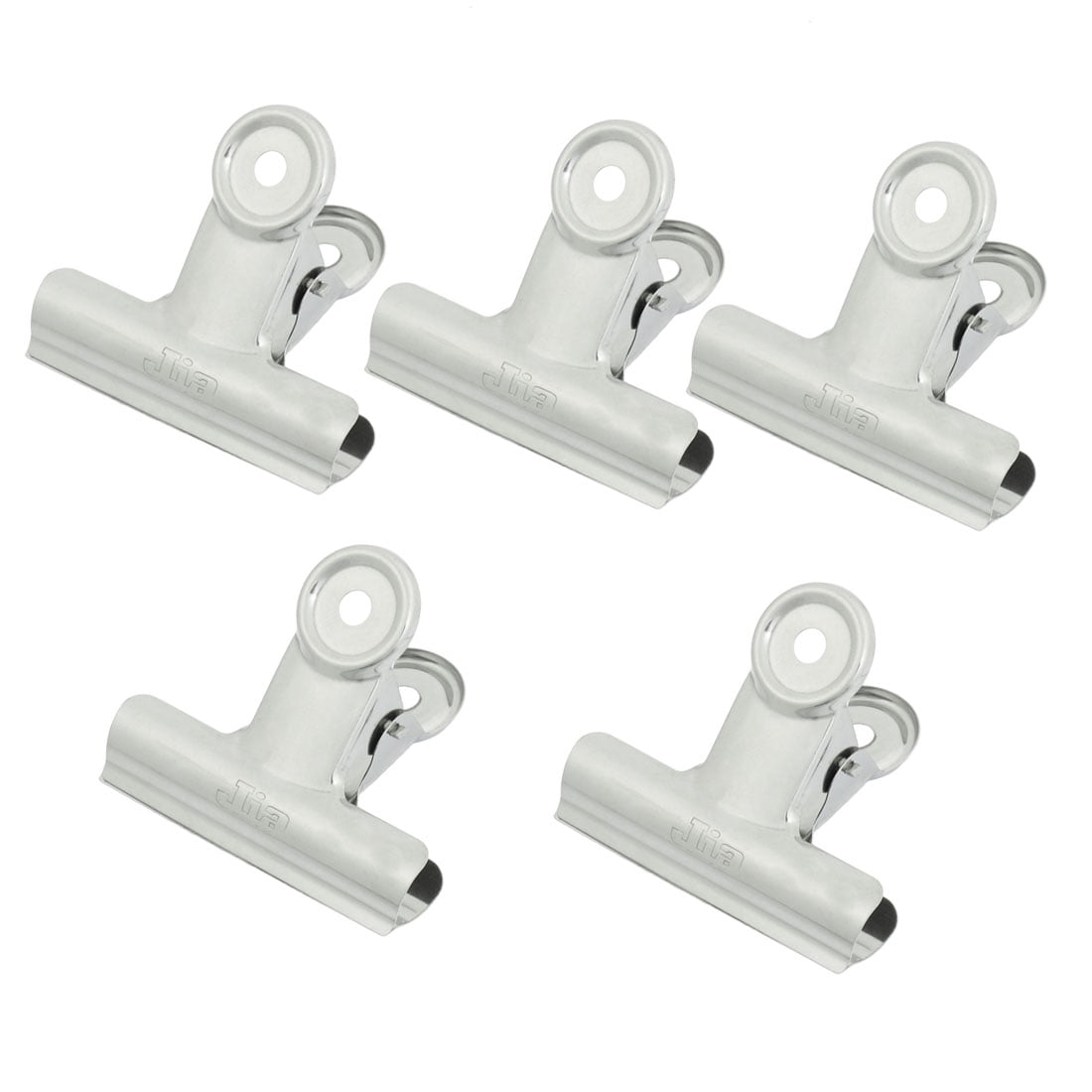 Unique Bargains 5 x Stainless Steel Spring Loaded Document Paper Binder ...