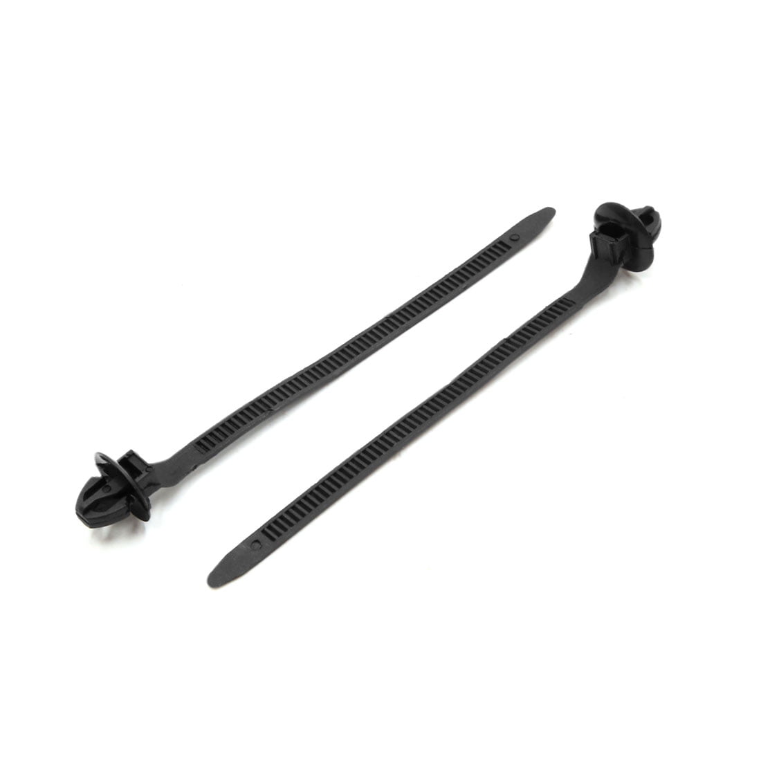 Unique Bargains 50 Pcs Black 11mm Hole Cable Car Trailer Zip Ties Wrap ...