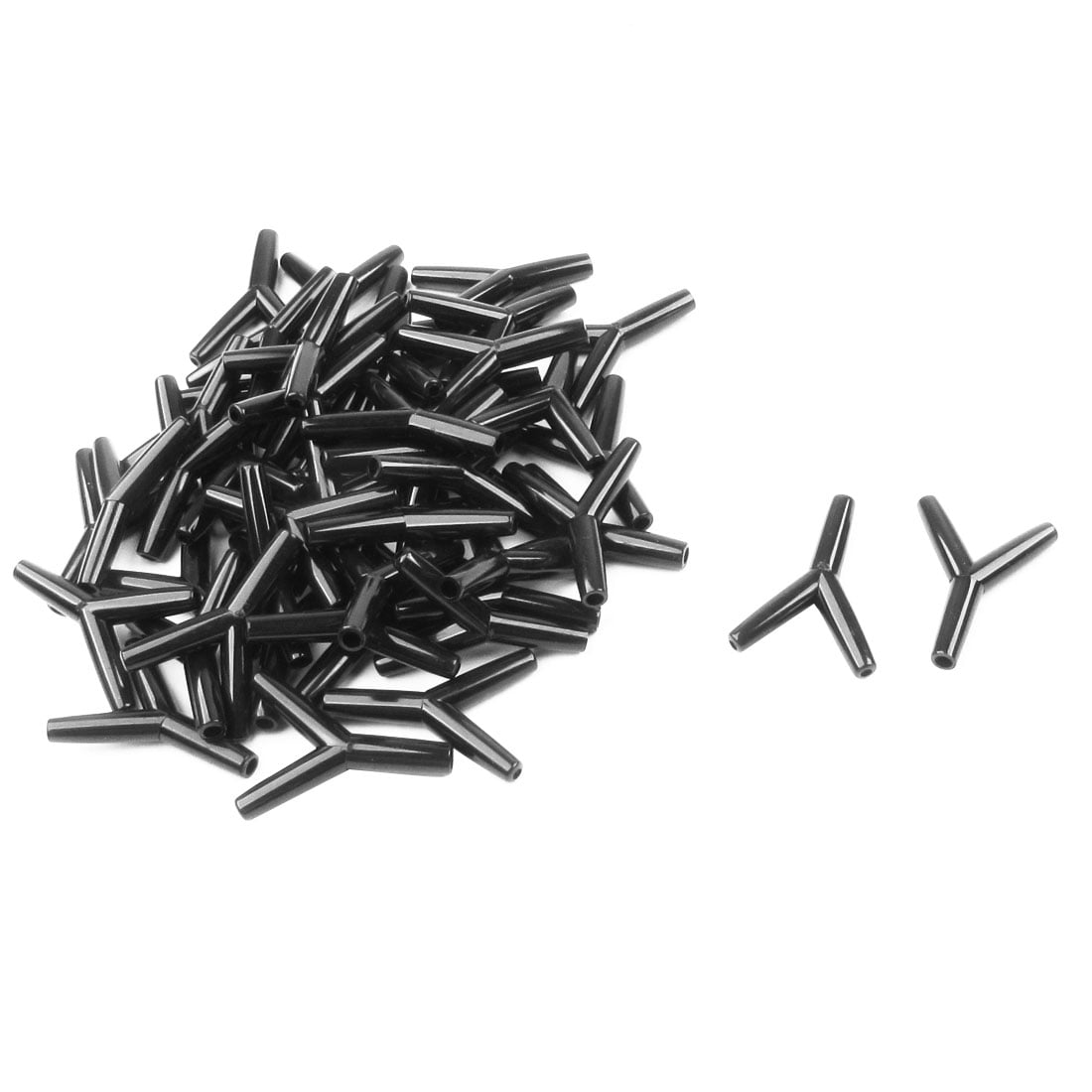 Unique Bargains 50 Pcs Fish Tank Aquarium Air Line Hose Tube Y ...