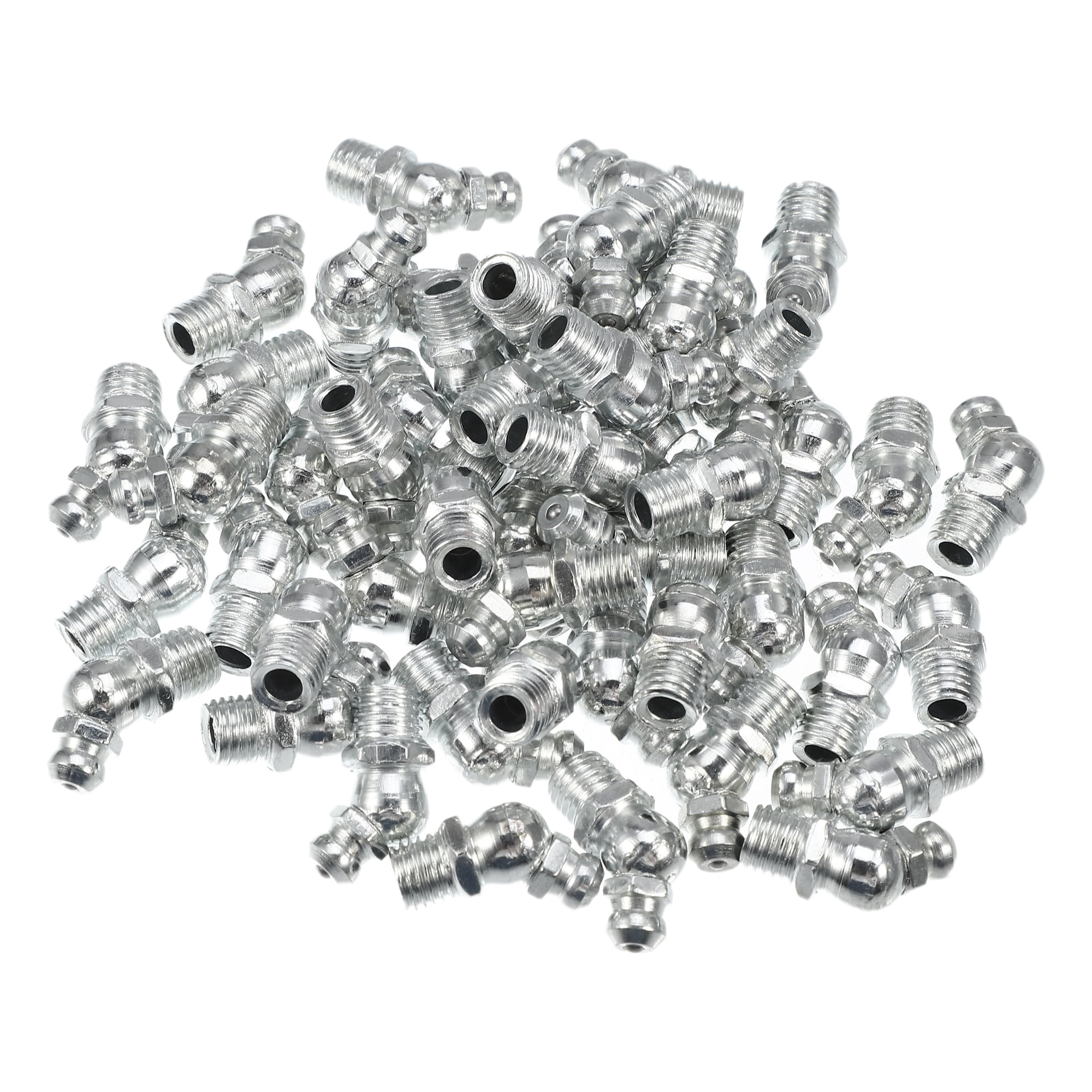 Unique Bargains 50 Pcs M8x1 Car Grease Nipple Fitting Bend 45 Degree ...
