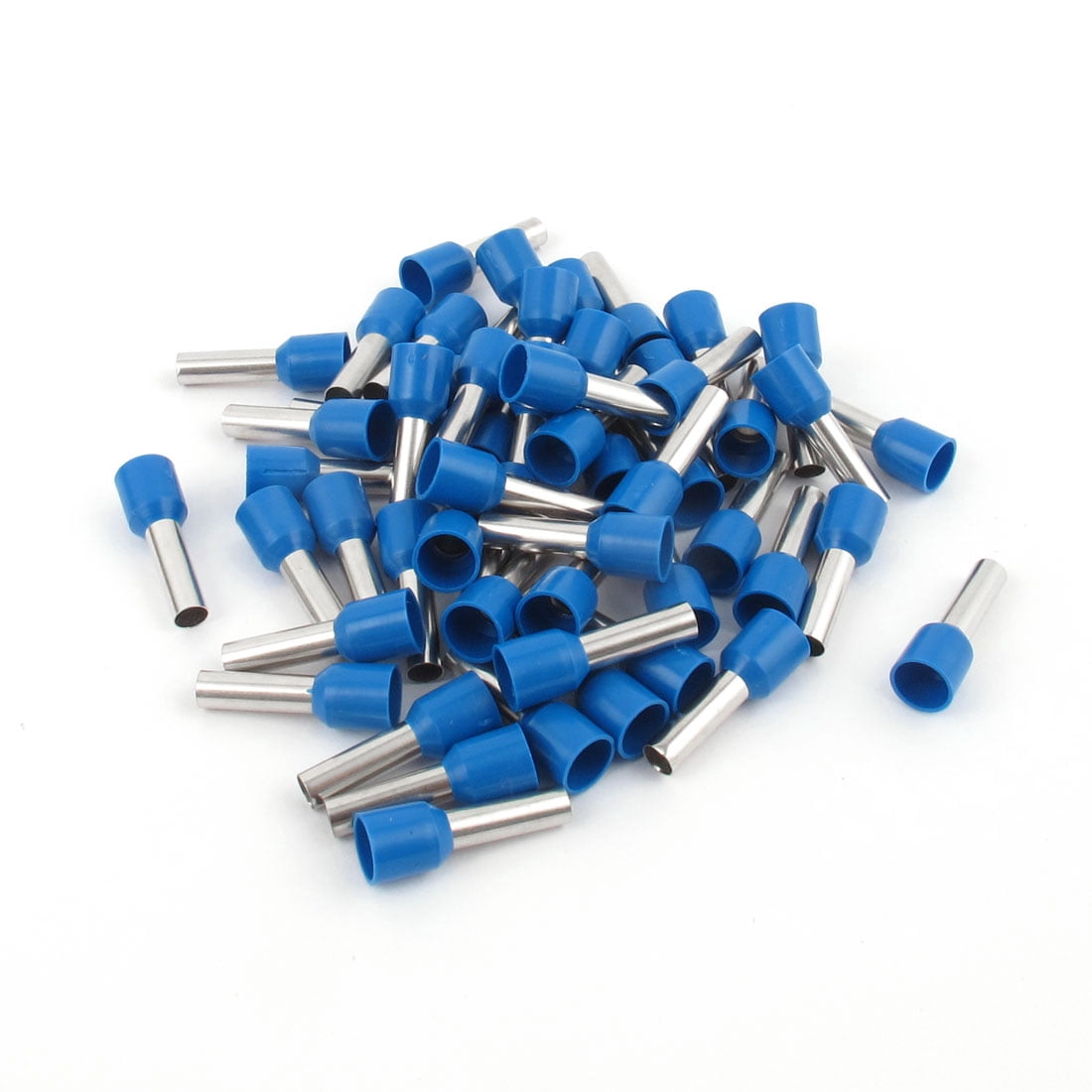 Unique Bargains 50Pcs Crimp Cord End Terminal Tubular Insulated Ferrule ...