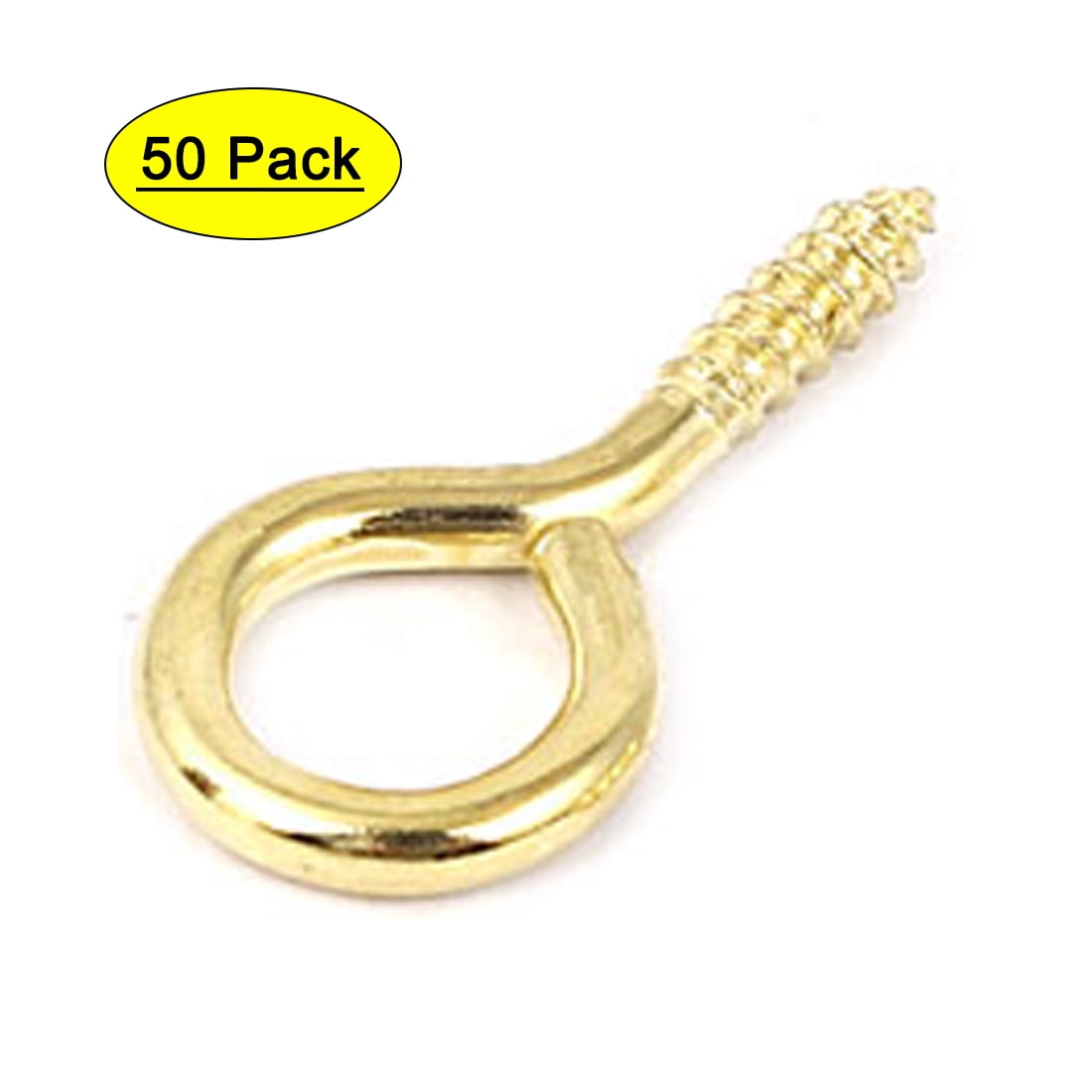 Unique Bargains 50Pcs Garden Vine Wire 3.1mm Thread Dia Eyelet Screw ...