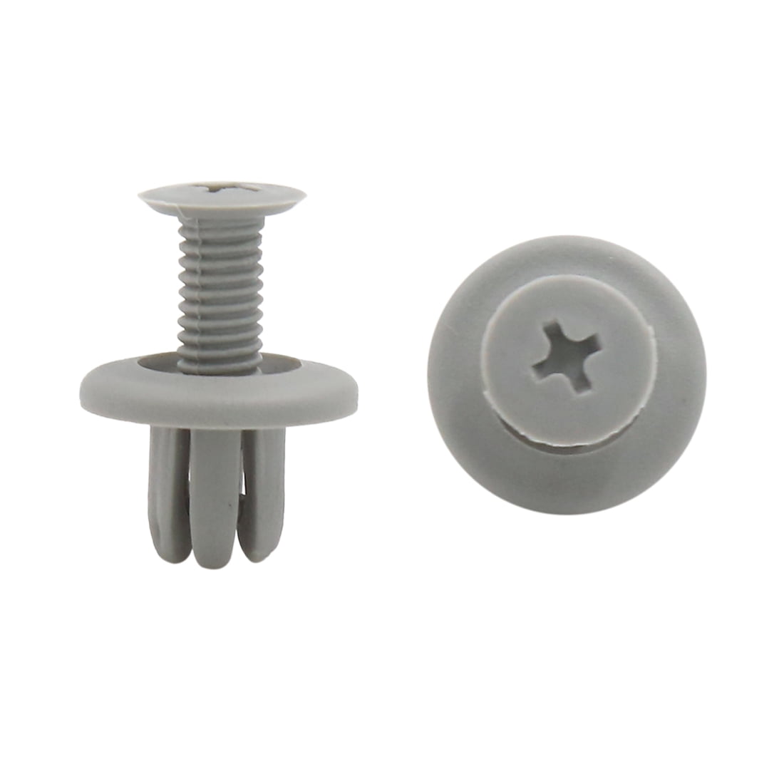 Unique Bargains 50Pcs Plastic Push Pin Bumper Fender Rivets Expansion ...