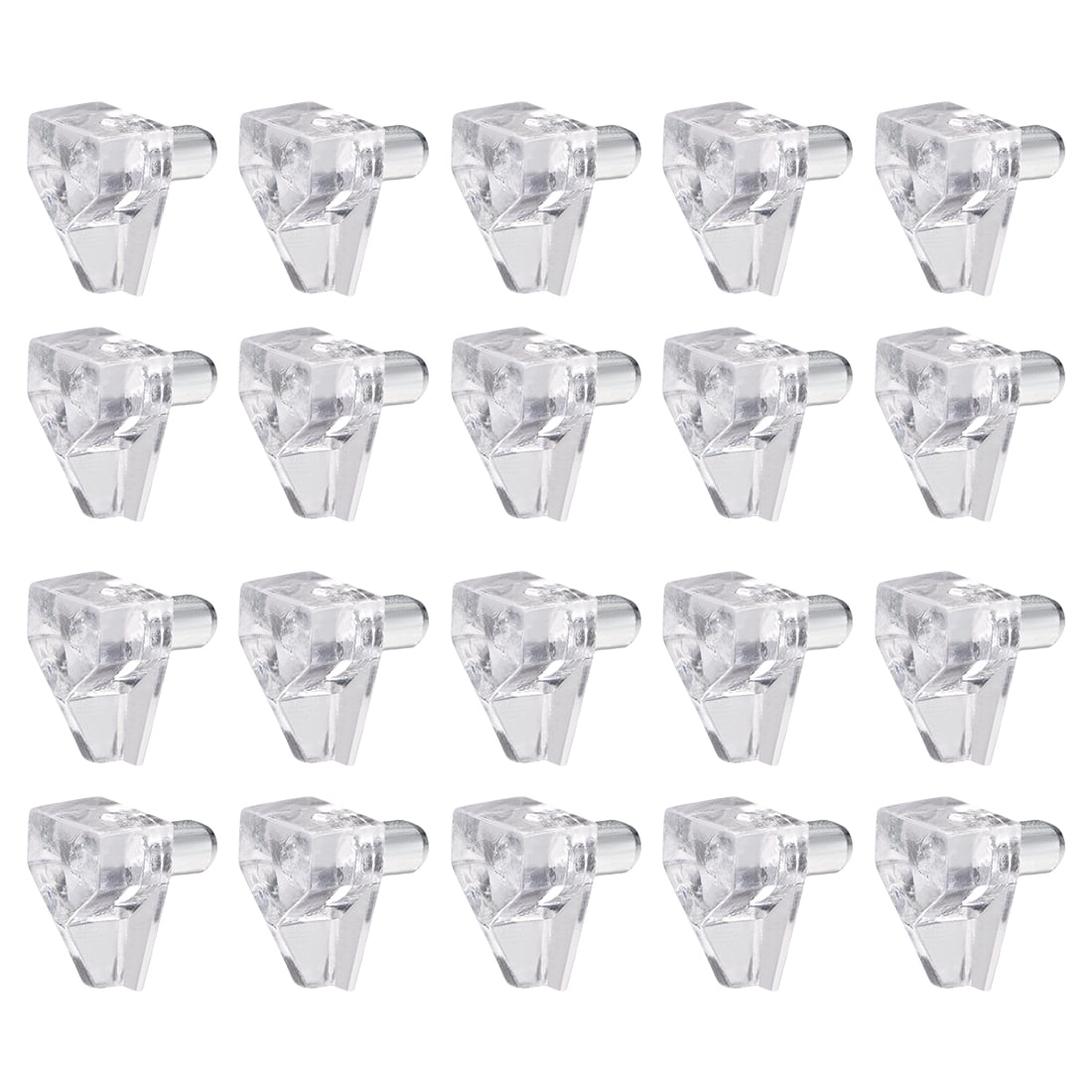 Unique Bargains 50Pcs Plastic Shelf Support Pegs,5mm Furniture Shelf ...