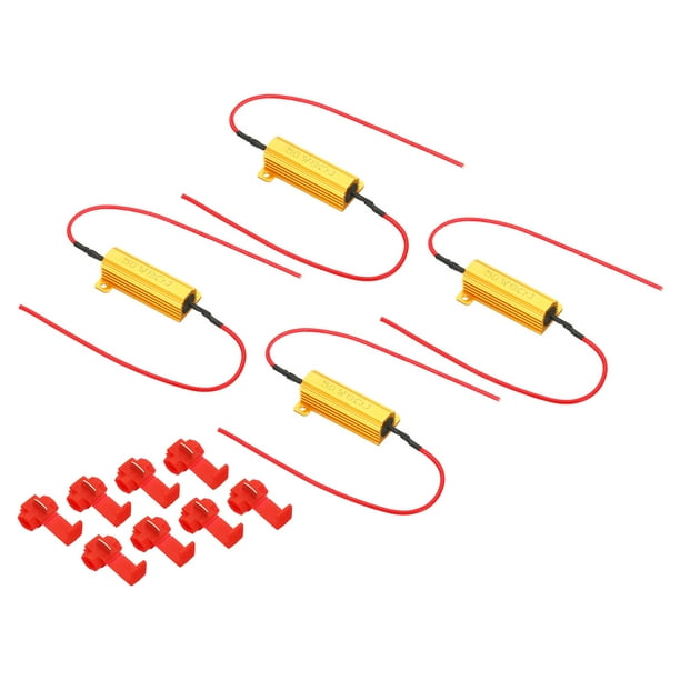 Unique Bargains 50W 8 Ohm Aluminum Shell Resistor Housing Resistor ...