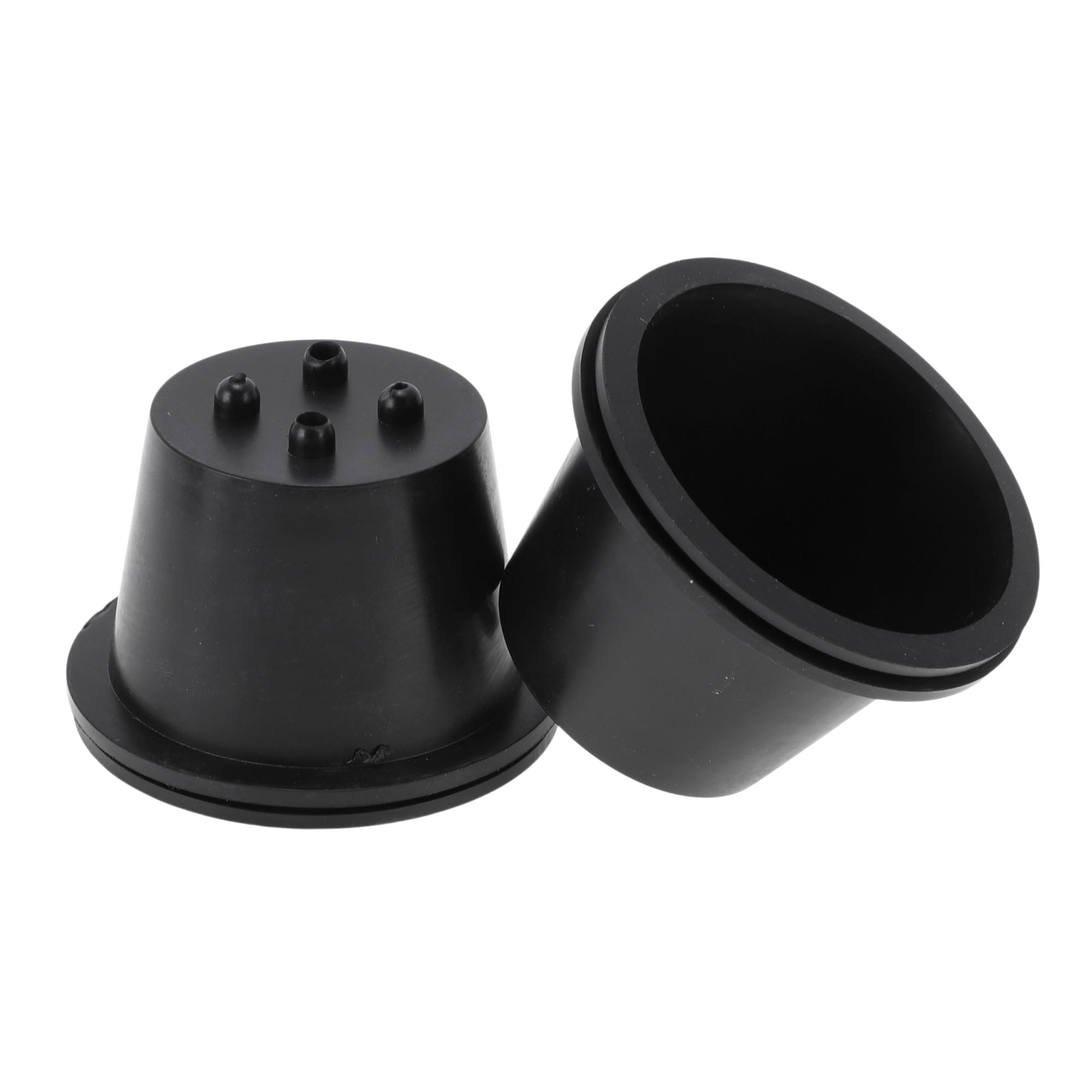 Unique Bargains 53mm Car Headlight Dust Cover Flat Cap with Hole Shape ...