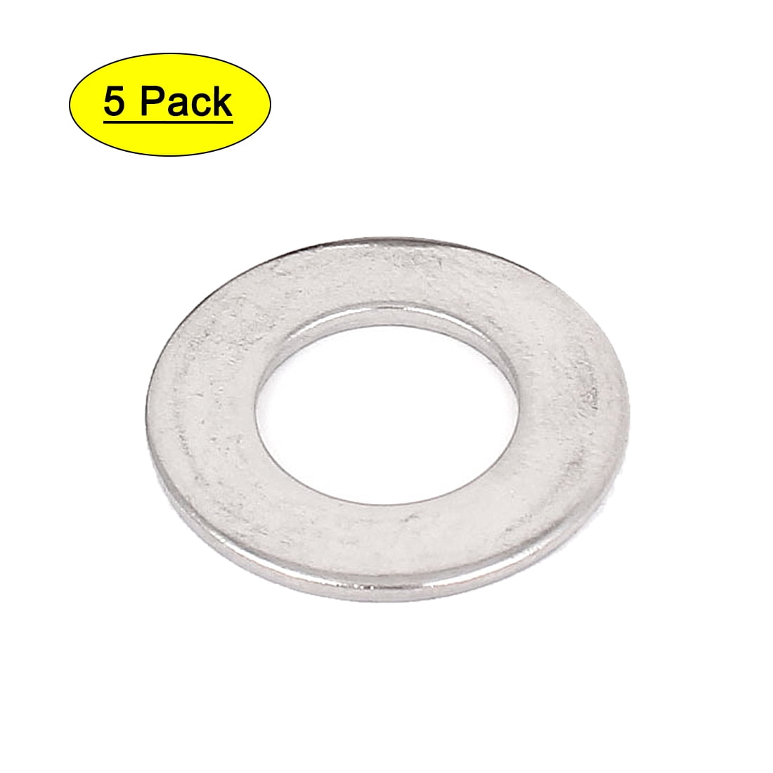 Unique Bargains 5Pcs 304 Stainless Steel Flat Washer M14 x 28mm x 2mm ...