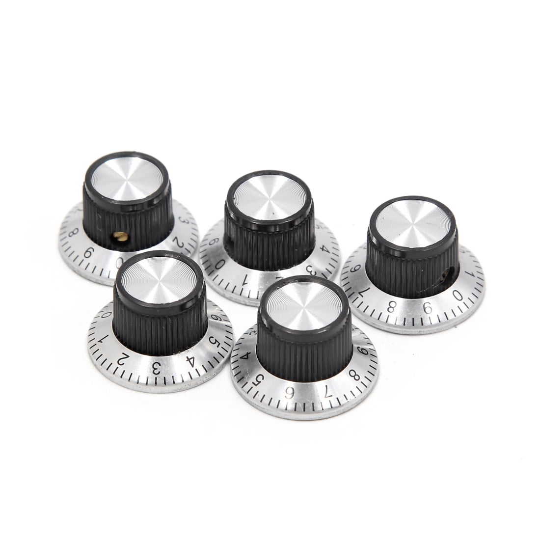 Unique Bargains 5Pcs 6mm Shaft Insert Dia. Potentiometer Control Knobs ...