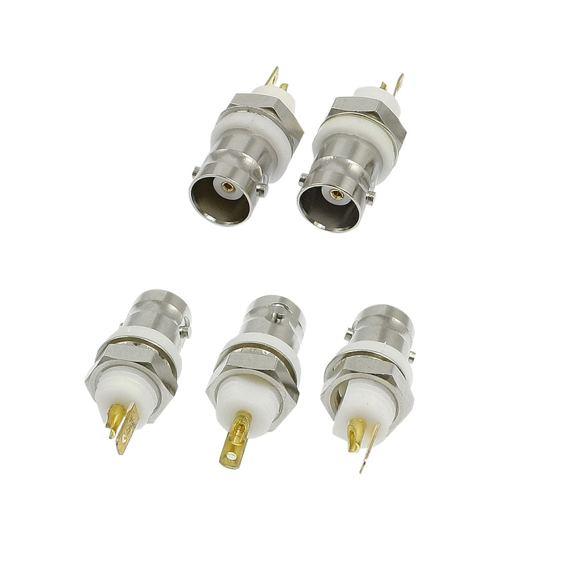 Unique Bargains 5Pcs BNC Female Connector Adapter for CCTV Cable ...