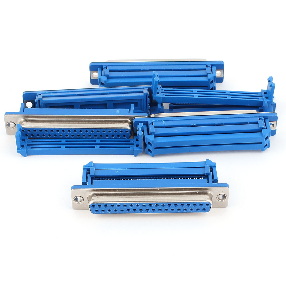 Unique Bargains 5Pcs D-SUB DB37 37 Pin Female IDC Socket Adapter ...