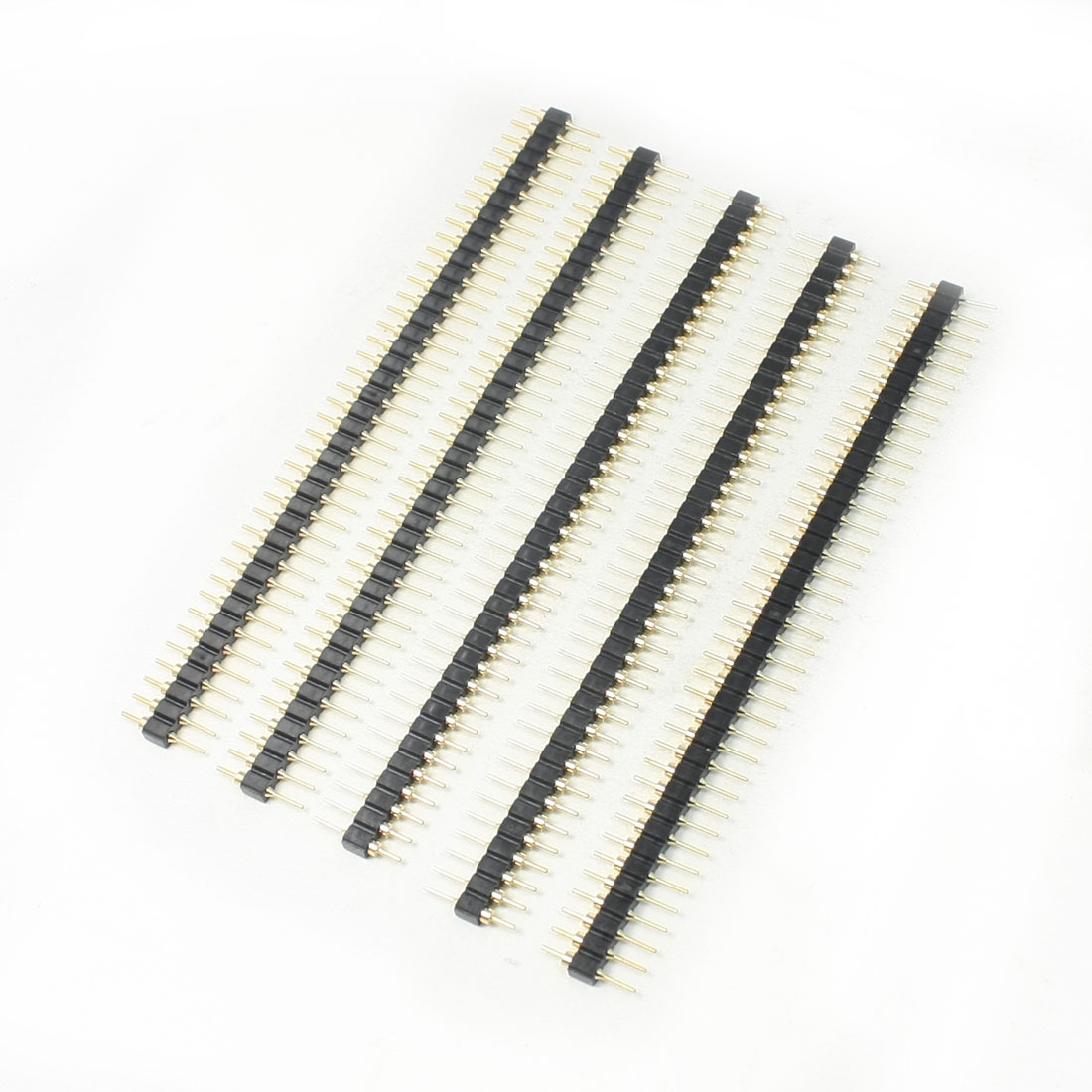 Unique Bargains 5Pcs M/M Straight Mounting Angle 40 Pin PCB IC Socket ...