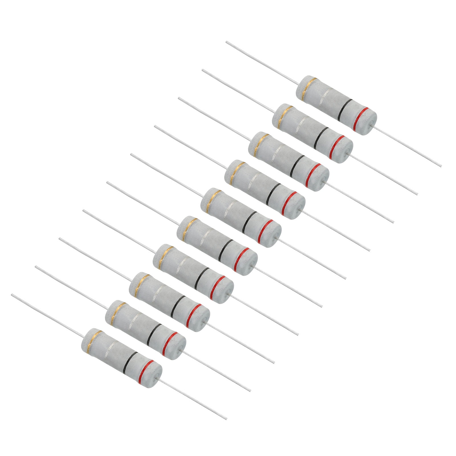 Unique Bargains 5W 0.2 Ohm 5% Carbon Film Resistor, Axial Lead Electronic Components Resistors ...