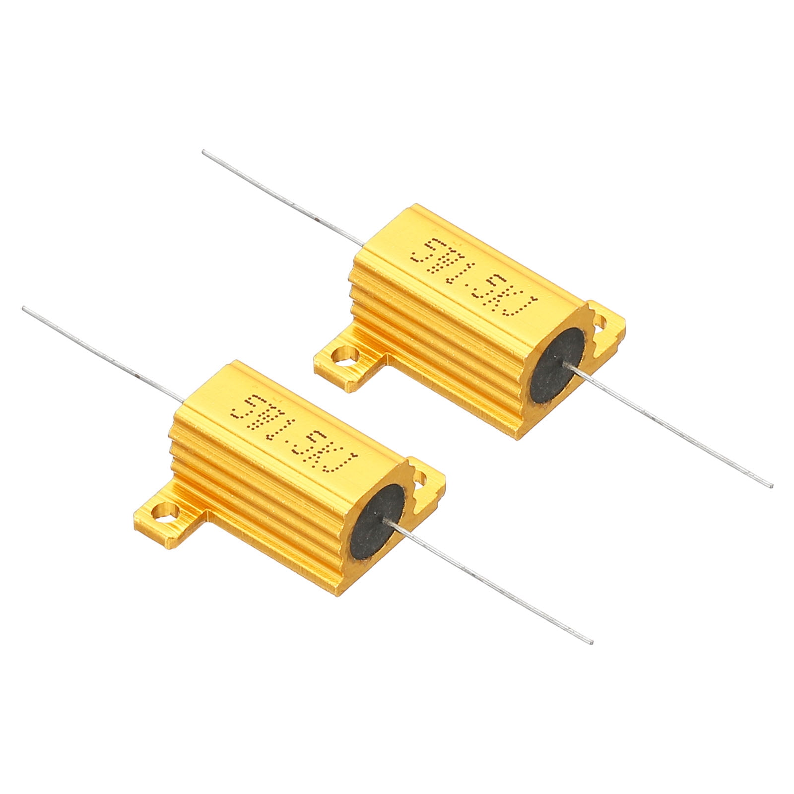 Unique Bargains 5W 1.5K Ohm Aluminum Shell Resistor Housing Resistor ...