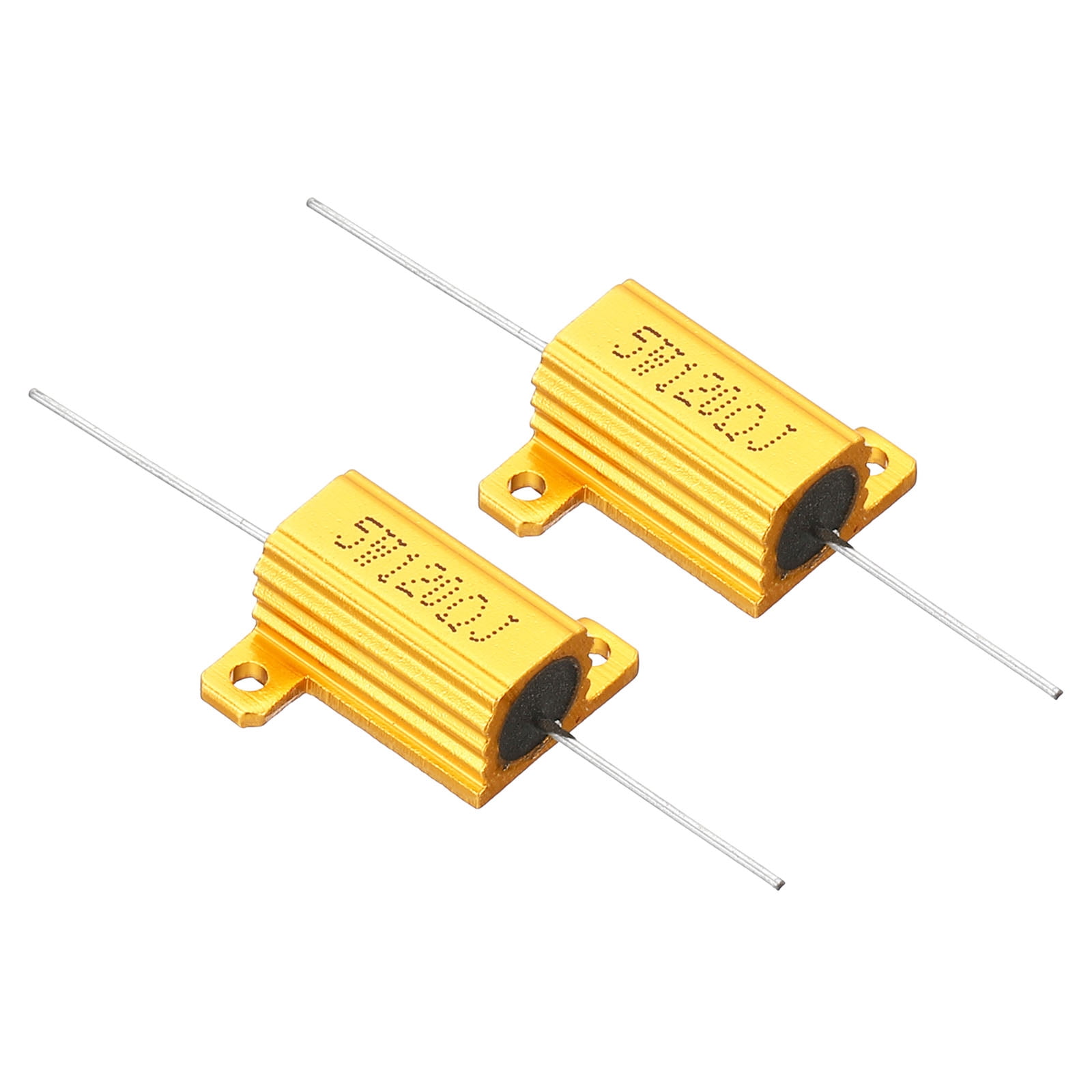 Unique Bargains 5W 120 Ohm Aluminum Shell Resistor Housing Resistor ...