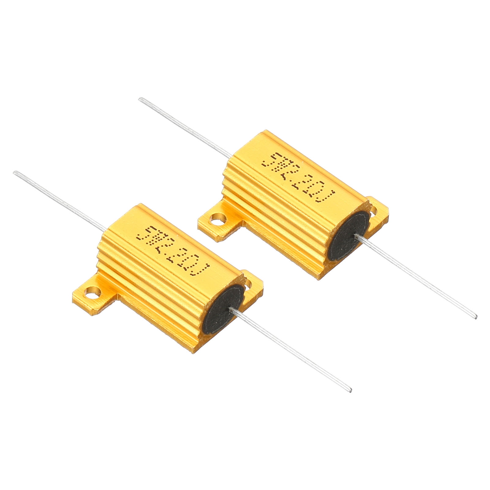 Unique Bargains 5W 2.2 Ohm Aluminum Shell Resistor Housing Resistor ...