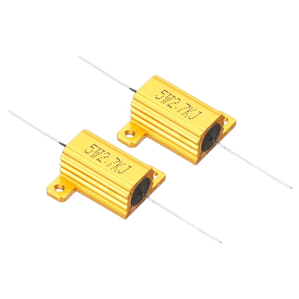 Unique Bargains 5W 2.7K Ohm Aluminum Shell Resistor Housing Resistor ...