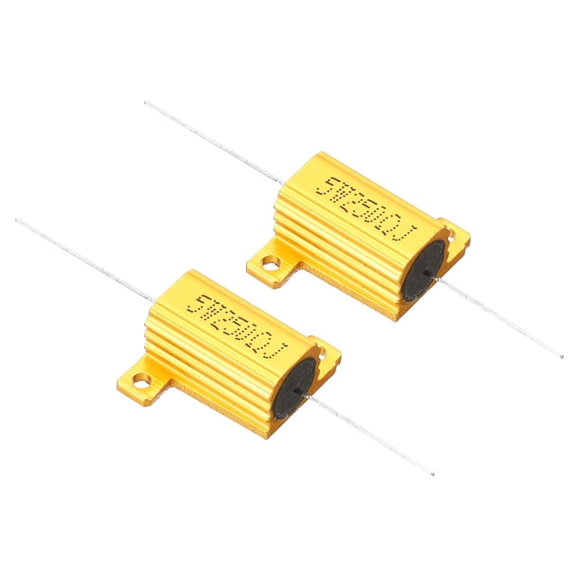 Unique Bargains 5W 250 Ohm Aluminum Shell Resistor Housing Resistor ...