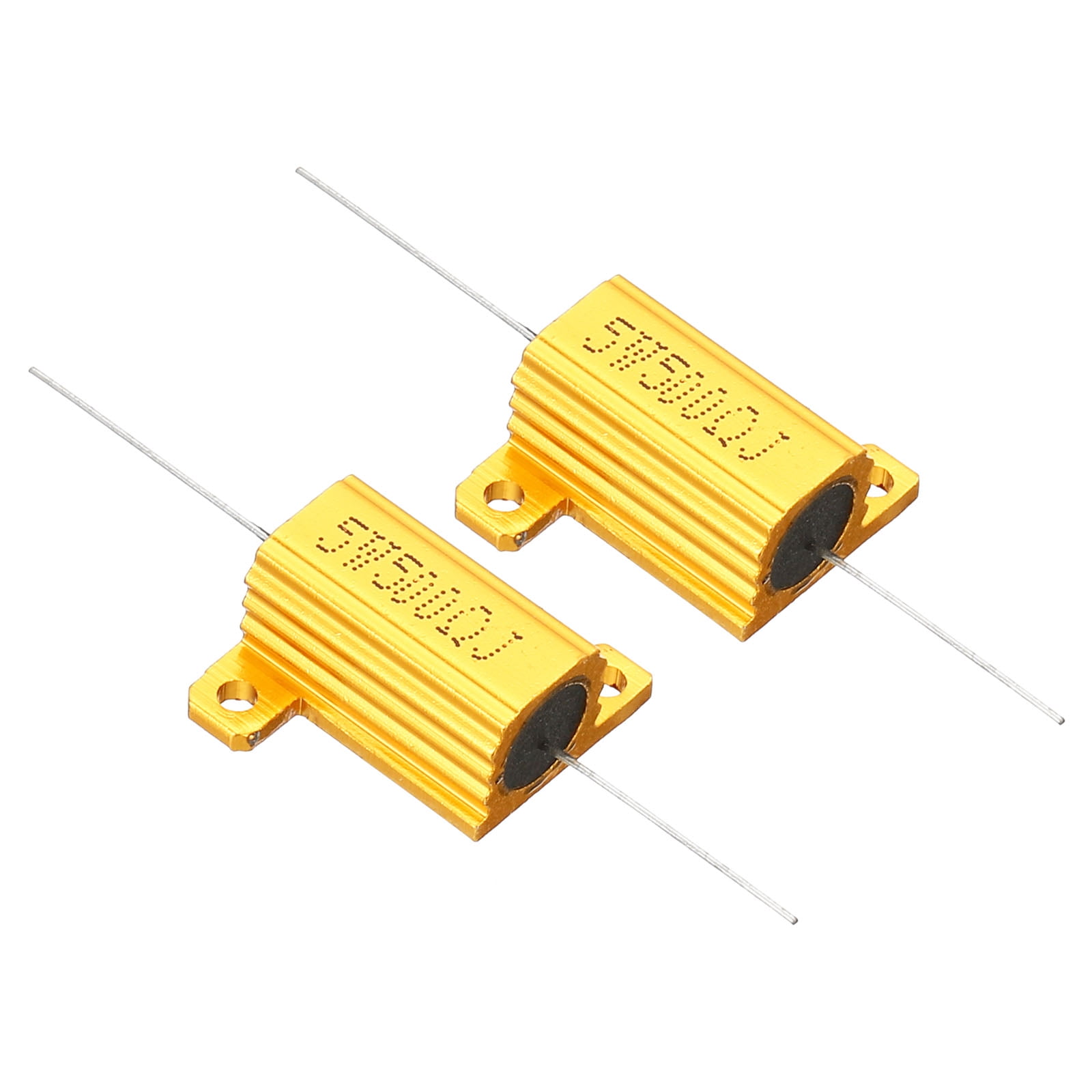 Unique Bargains 5W 500 Ohm Aluminum Shell Resistor Housing Resistor ...