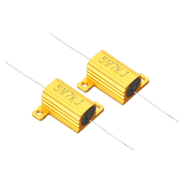 Unique Bargains 5W 7K Ohm Aluminum Shell Resistor Housing Resistor ...