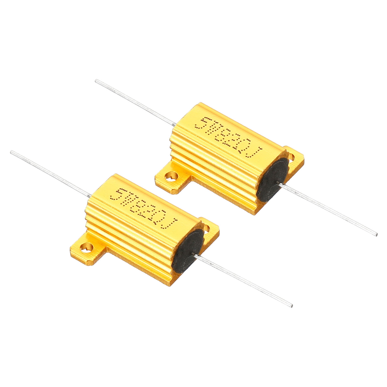 Unique Bargains 5W 82 Ohm Aluminum Shell Resistor Housing Resistor ...