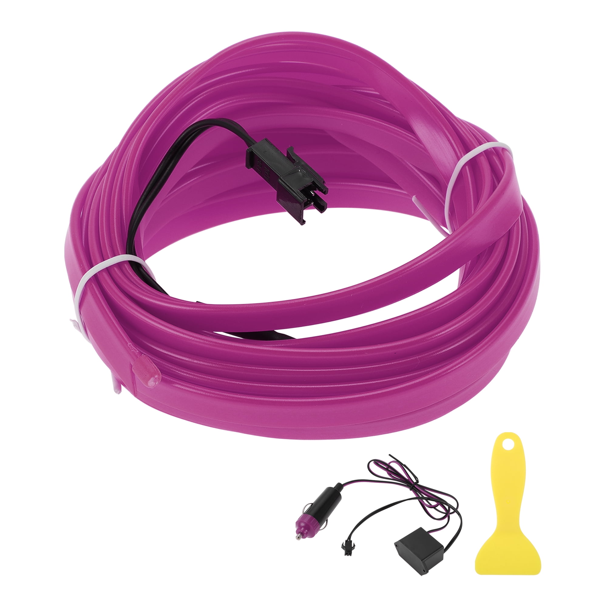 Unique Bargains 5m EL Wire Cable LED Glow String Light Car Interior ...