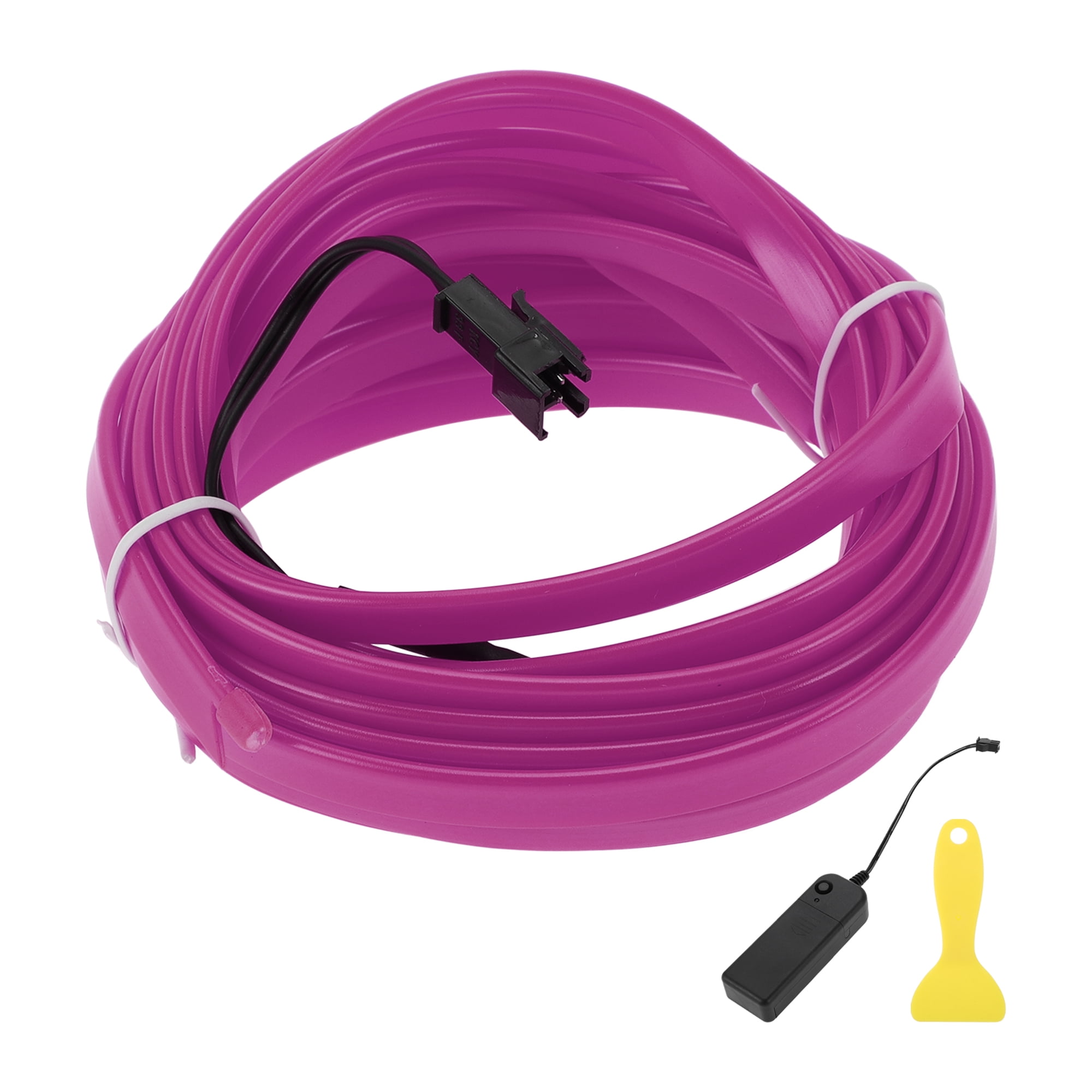 Unique Bargains 5m EL Wire Cable LED Glow String Light Car Interior ...