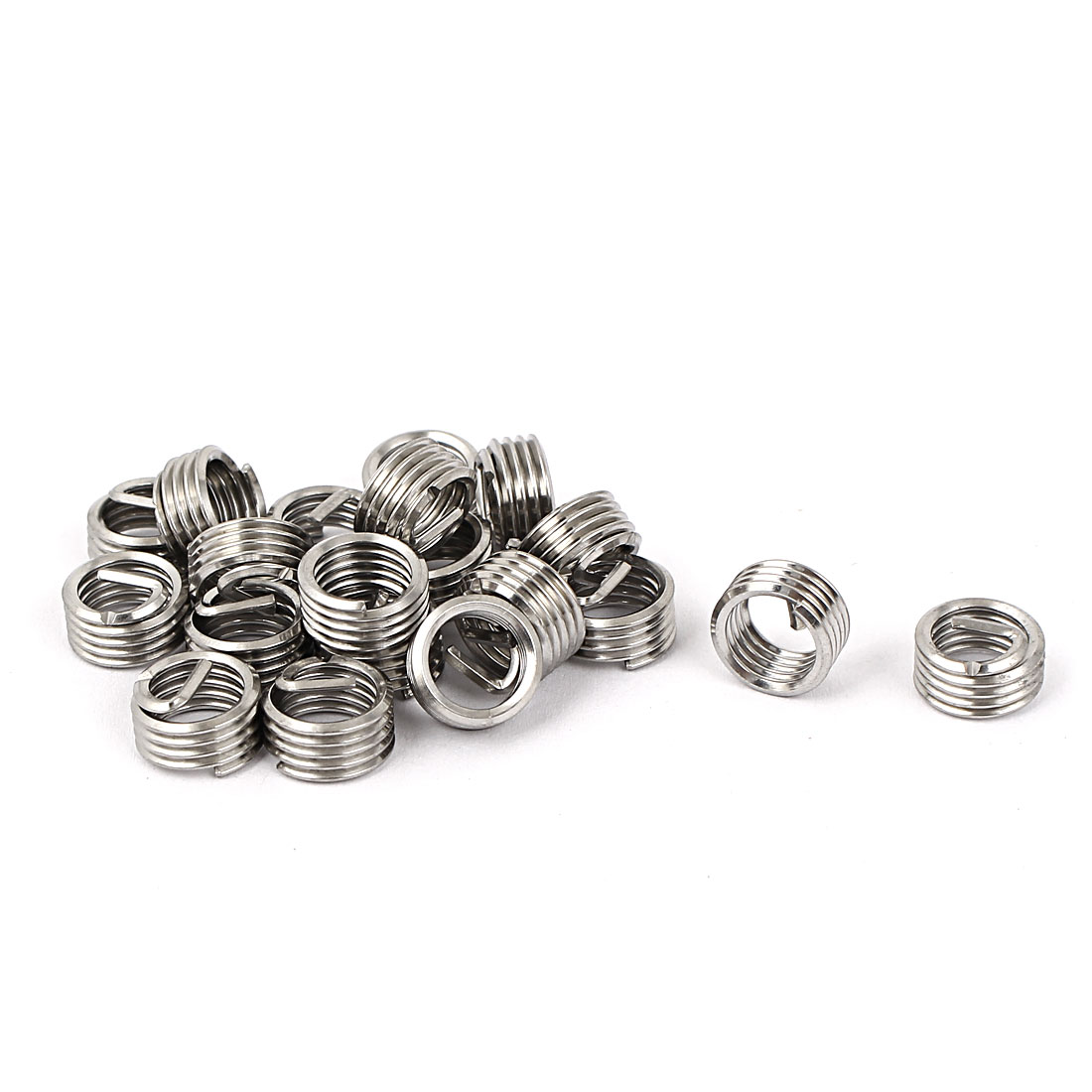 Unique Bargains 5mm Length M8 304 Stainless Steel Wire Thread Inserts ...