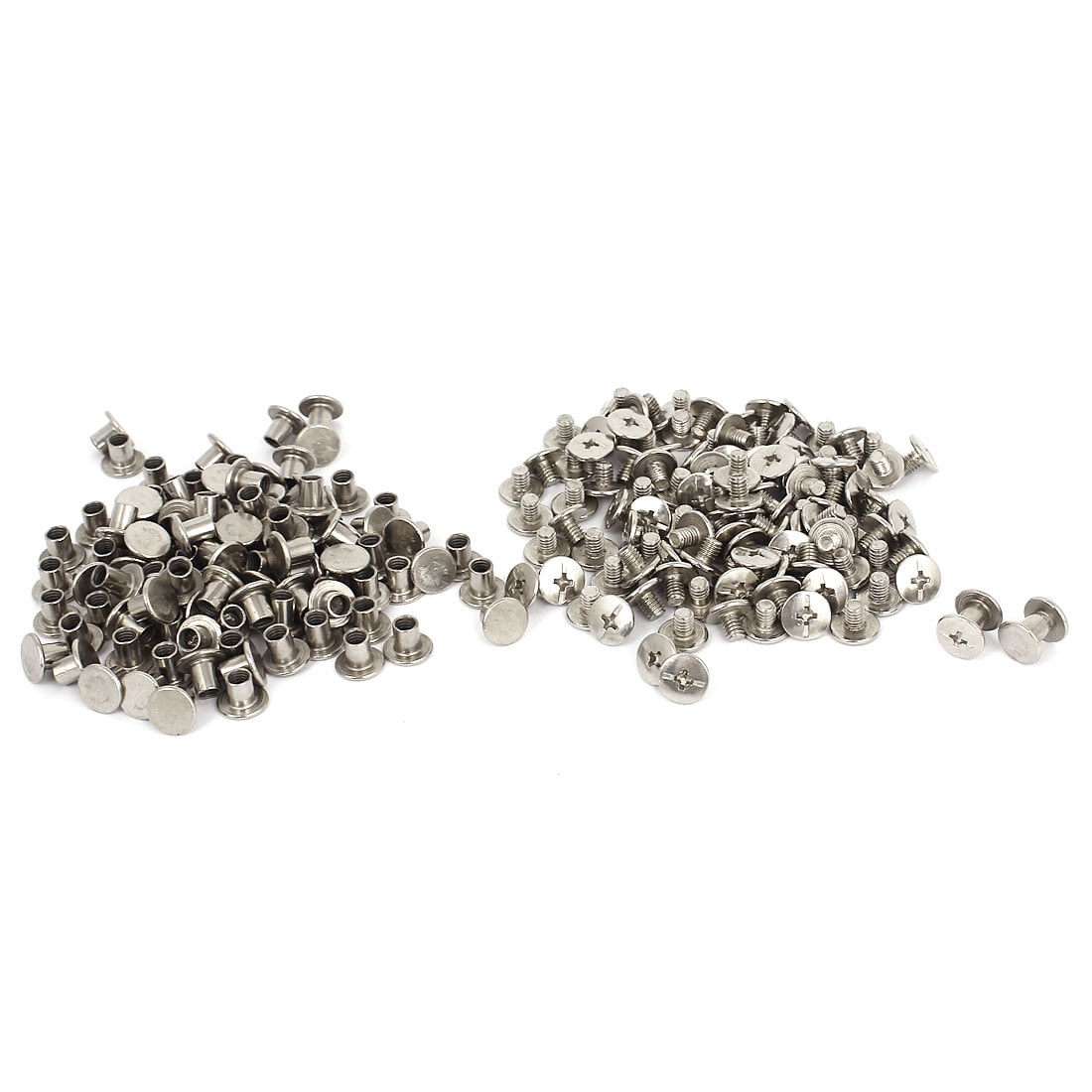 Unique Bargains 5mmx6mm Nickel Plated Binding Chicago Screw Post for ...