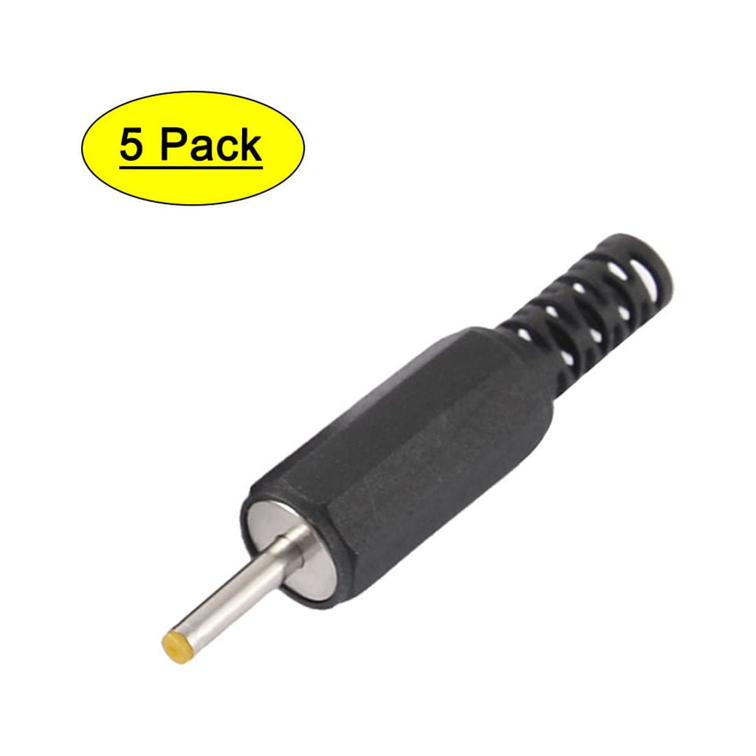 Unique Bargains 5pcs 2.5mm x 0.7mm Solder DC Power Cable Socket Male ...