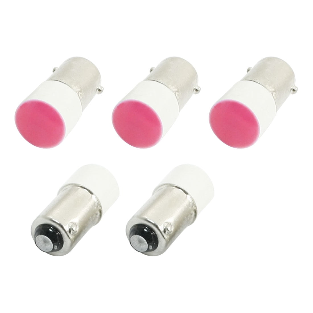 Unique Bargains 5pcs 24V 5A BA9S Type Red Light Signal Indicator Pilot ...