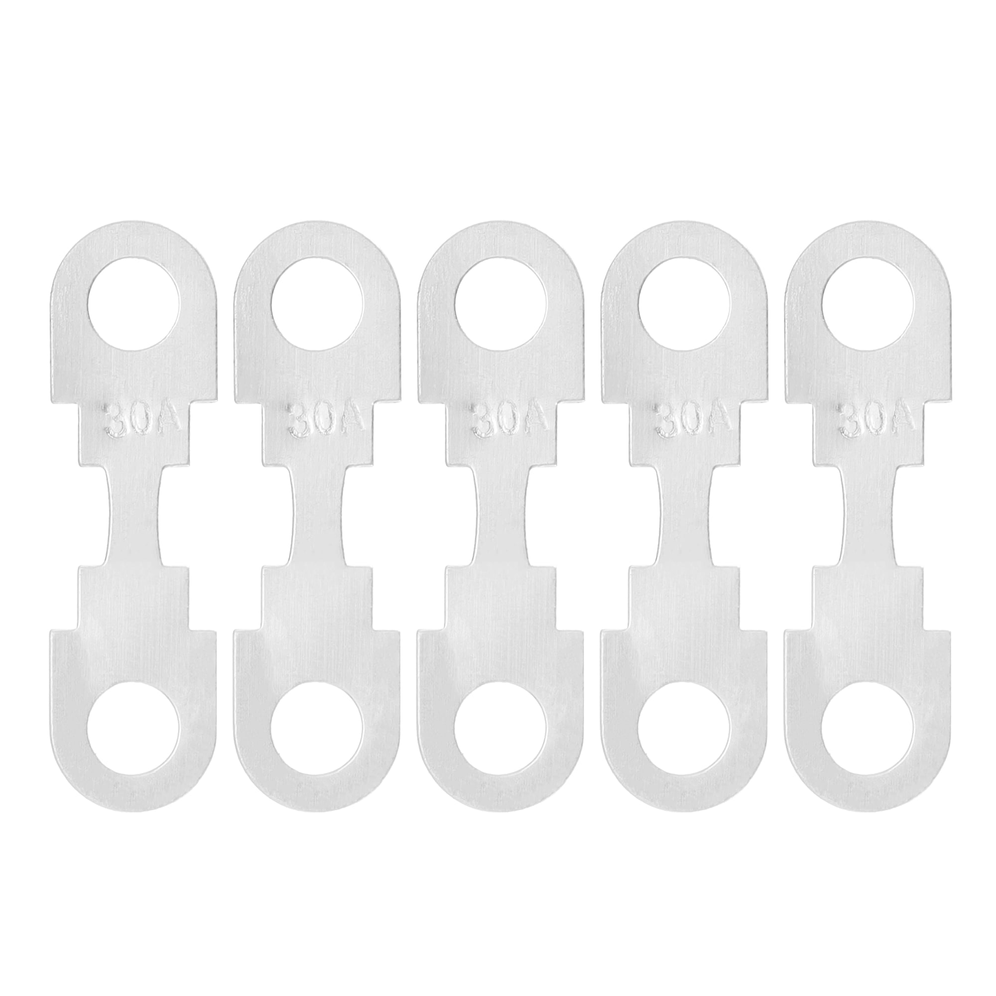 Unique Bargains 5pcs 30A 12V High Current Strip Fuses for Automotive ...