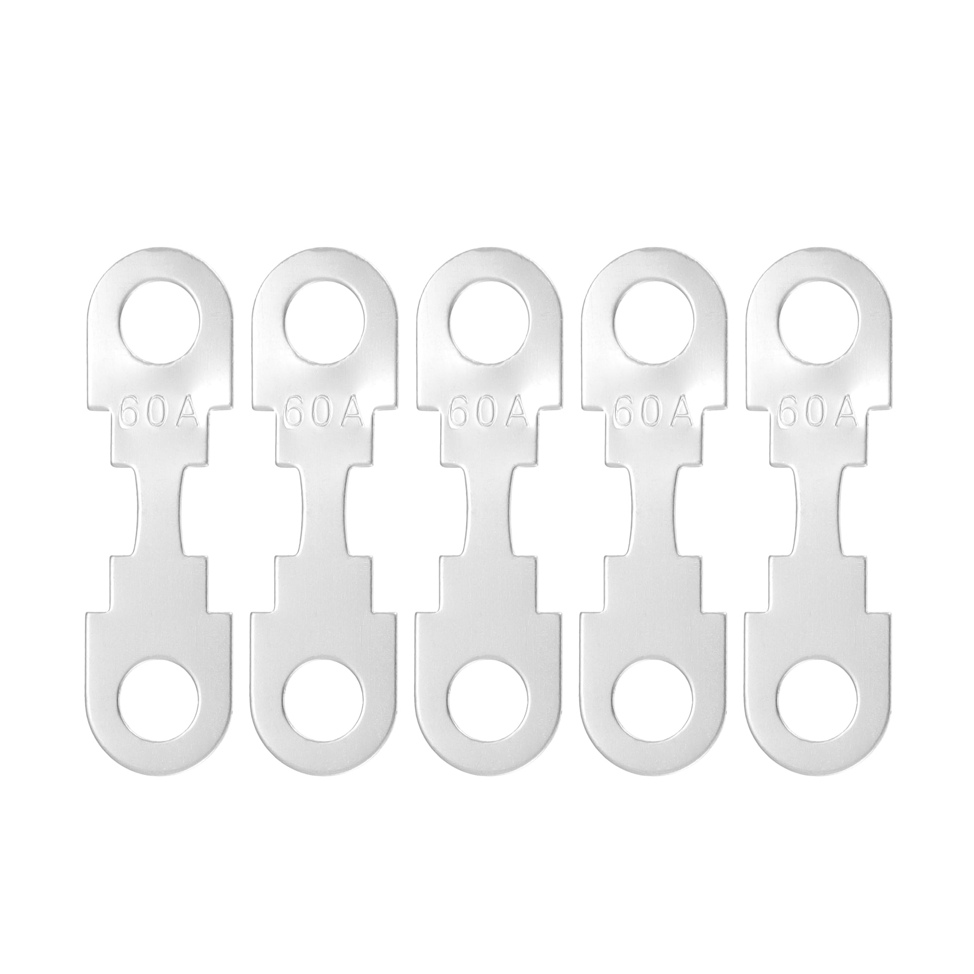 Unique Bargains 5pcs 60A 12V High Current Strip Fuses for Automotive ...