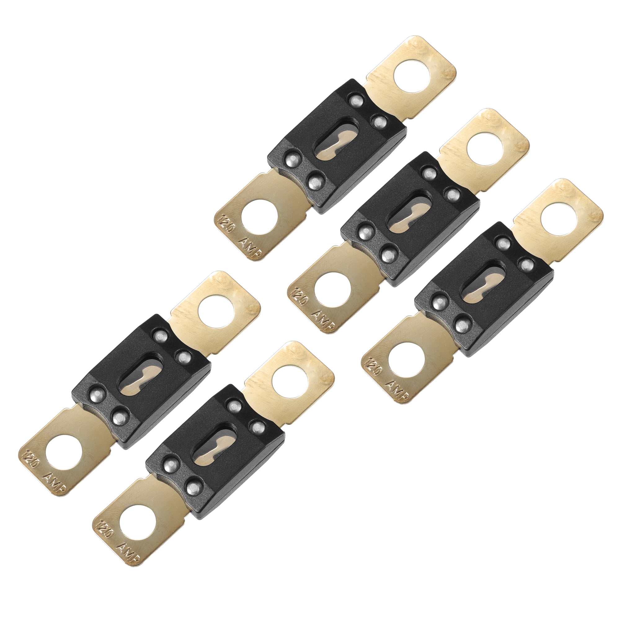 Unique Bargains 5pcs High Current Fuse 120A Audio CD ANM Fuse Bolt on ...