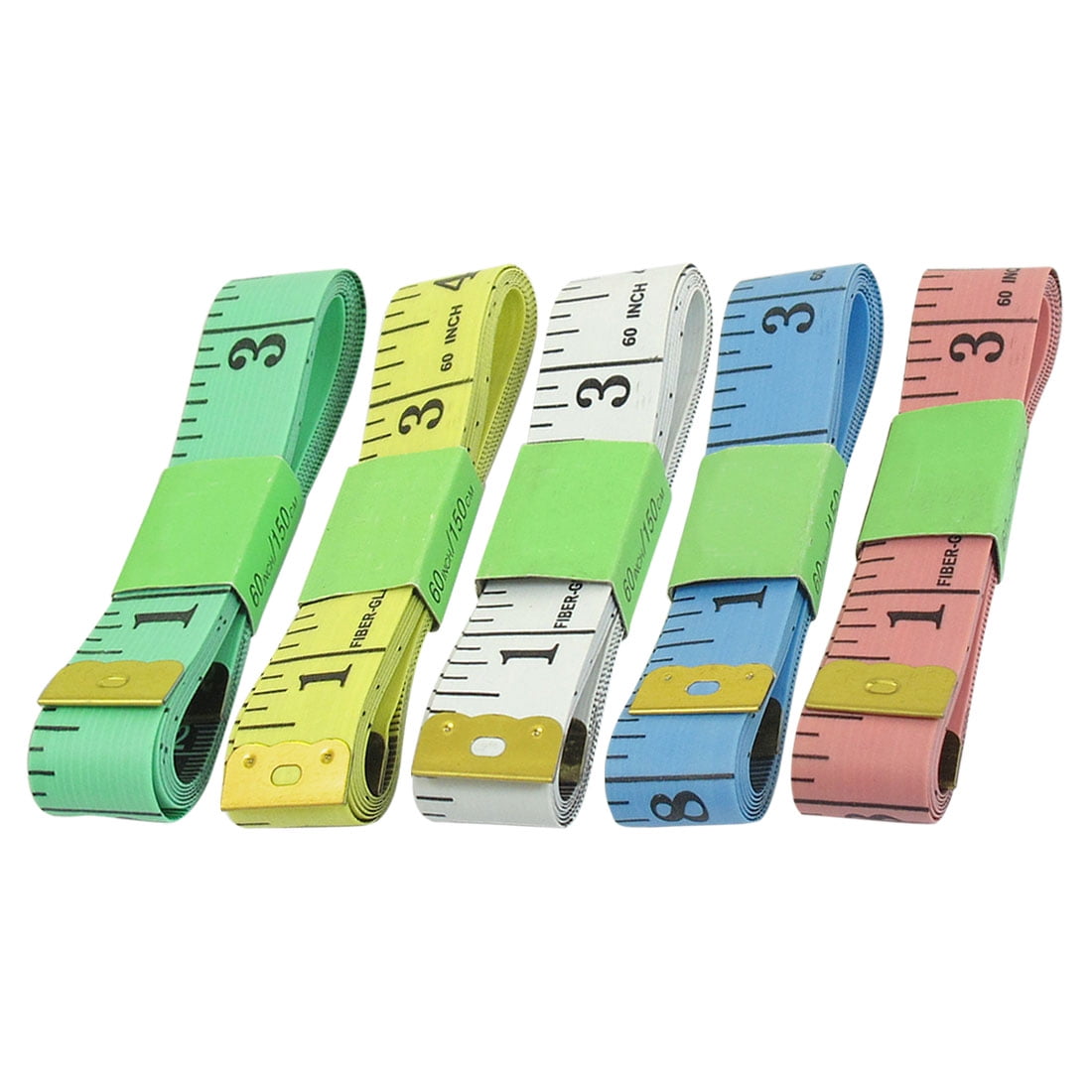 Unique Bargains 5pieces 150cm 60 inch Sewing Tailor Diet Measuring Tape ...