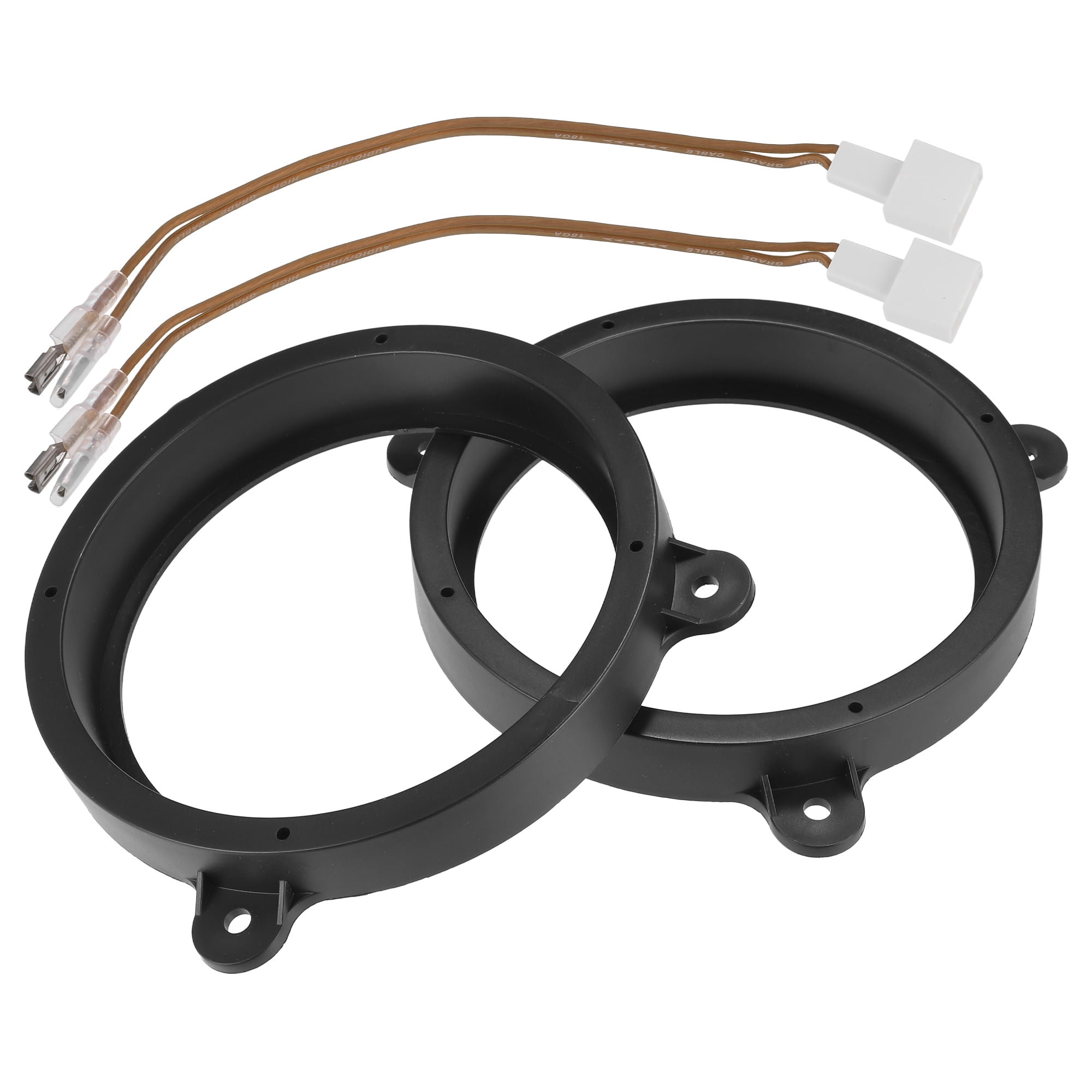 Unique Bargains 6.5" Car Speaker Adapter Spacer Ring with Wire ...