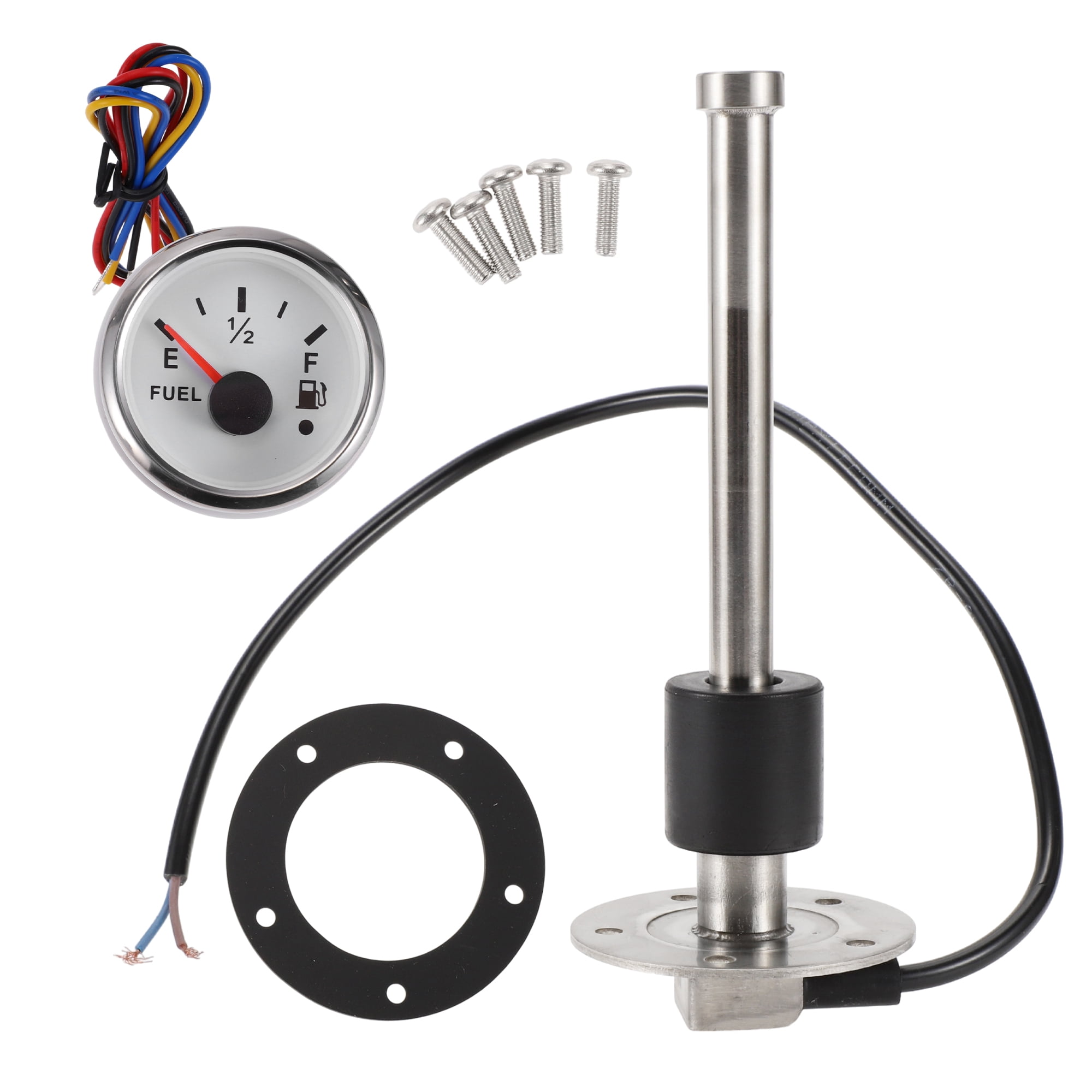 Unique Bargains Fuel Sending Unit and Gauge Kit Marine Fuel Sender Unit ...