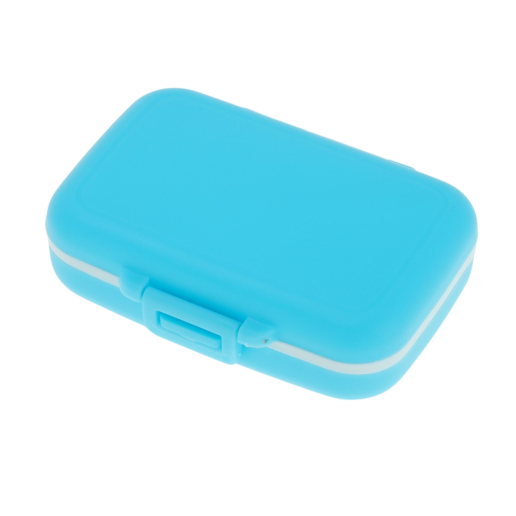 Unique Bargains 6 Grids Single Layer Pill Box with Individual ...