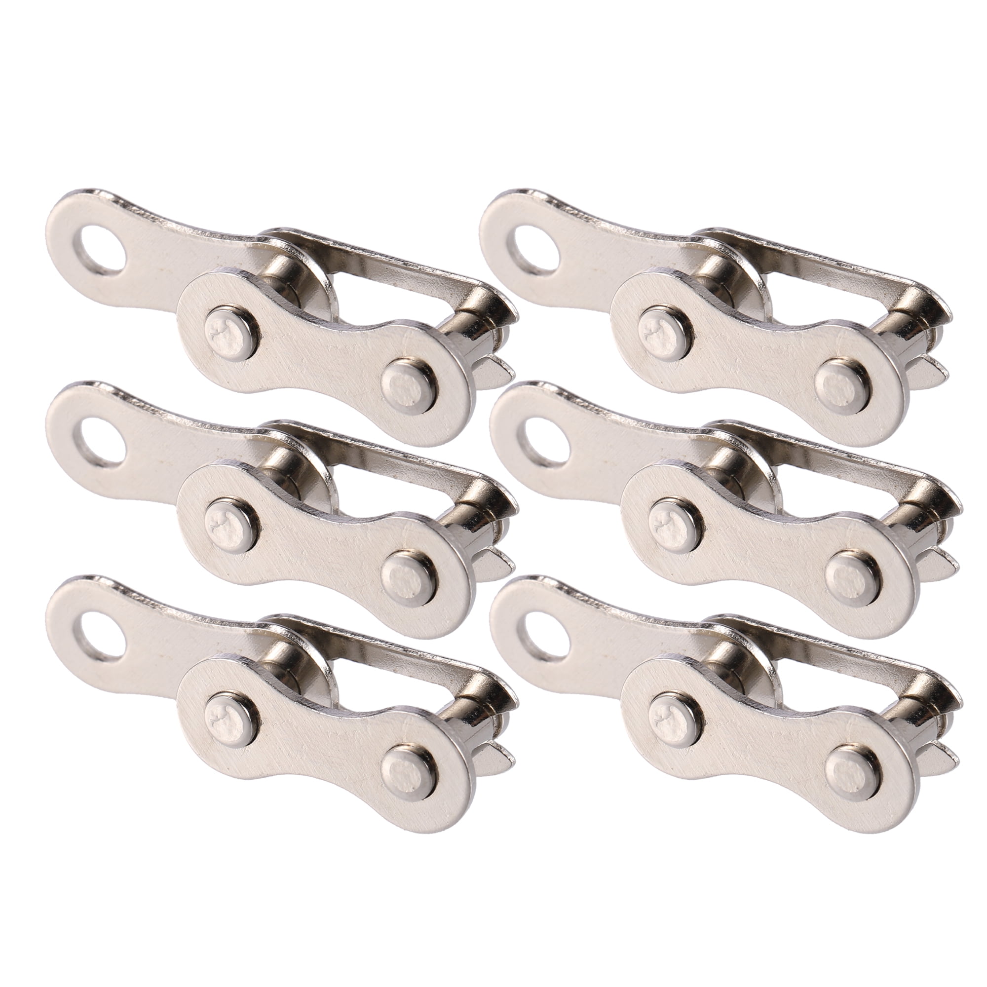Unique Bargains 6 Pair Single Speed Silver Tone Chain Links for Bike ...
