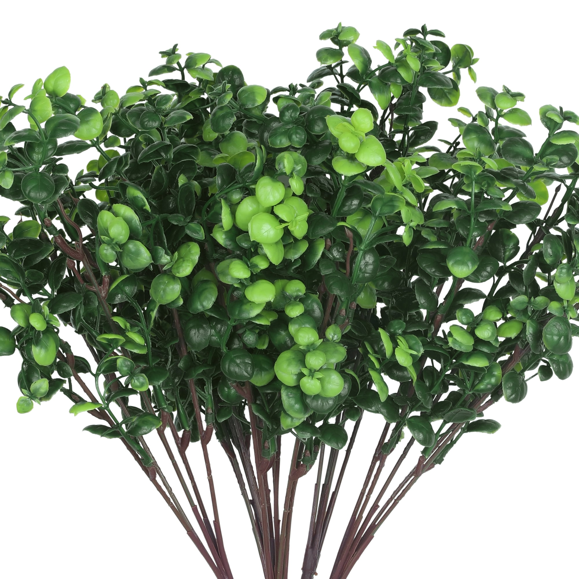 Unique Bargains 6 Pcs Artificial Branch Plants Outdoor Fake Plastic ...