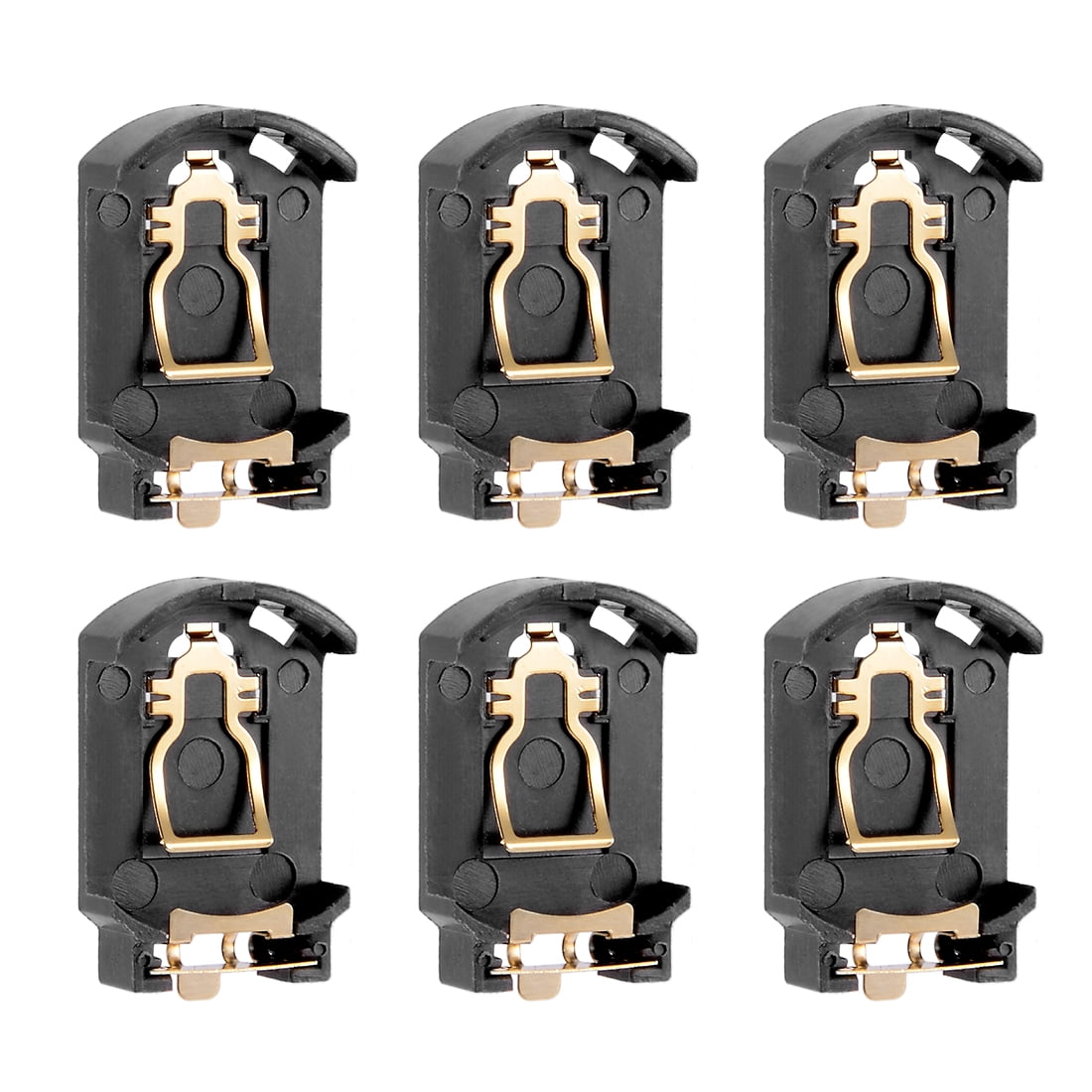 Unique Bargains 6 Pcs Brown Plastic CR2032 Cell Button Lithium Battery ...
