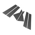 Unique Bargains 6 Pcs Door Pillar Window Trim for Kia Forte K3 2019 ...