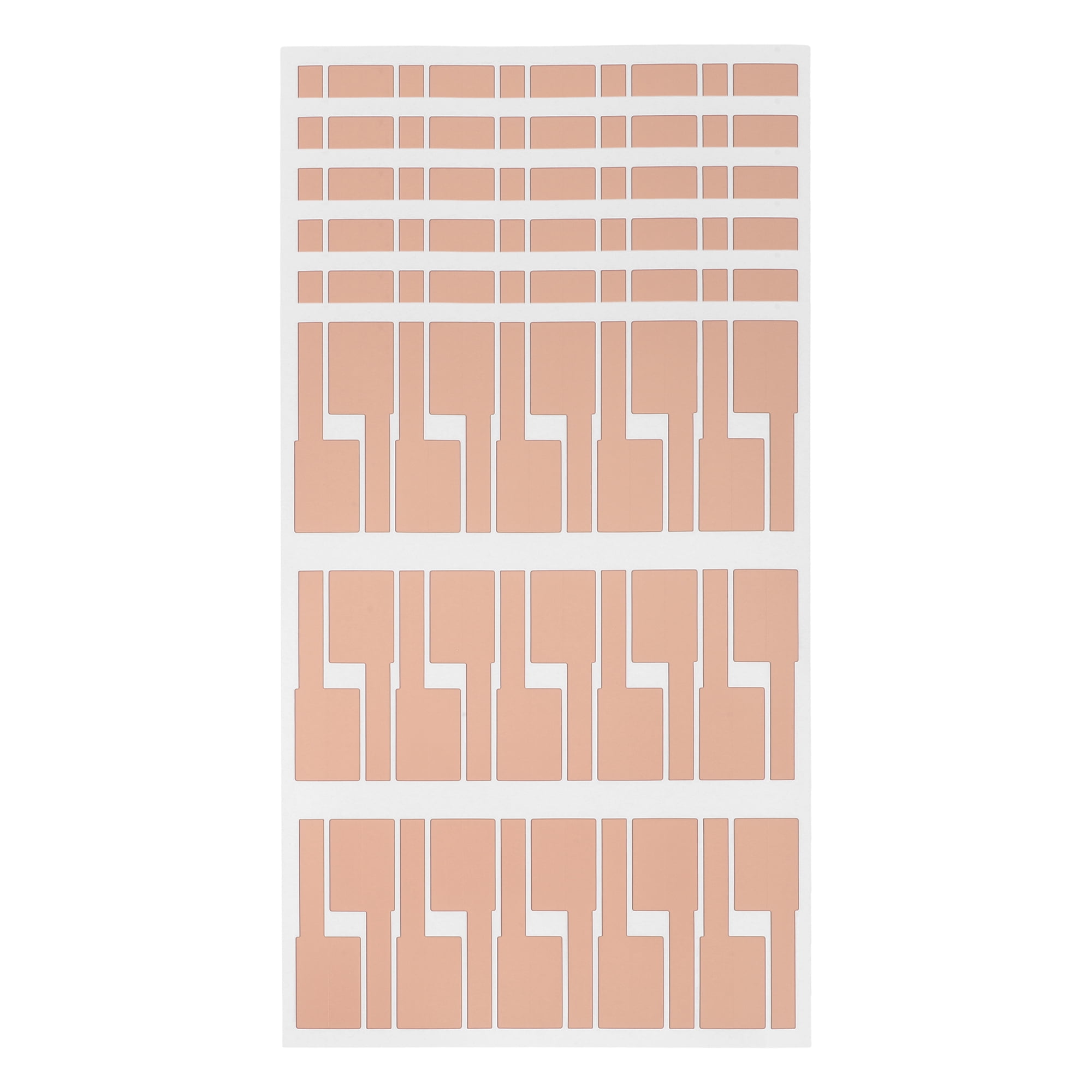 Unique Bargains 6 Pcs Handwritable P-Type Gift stickers 3.31"x1.02 ...