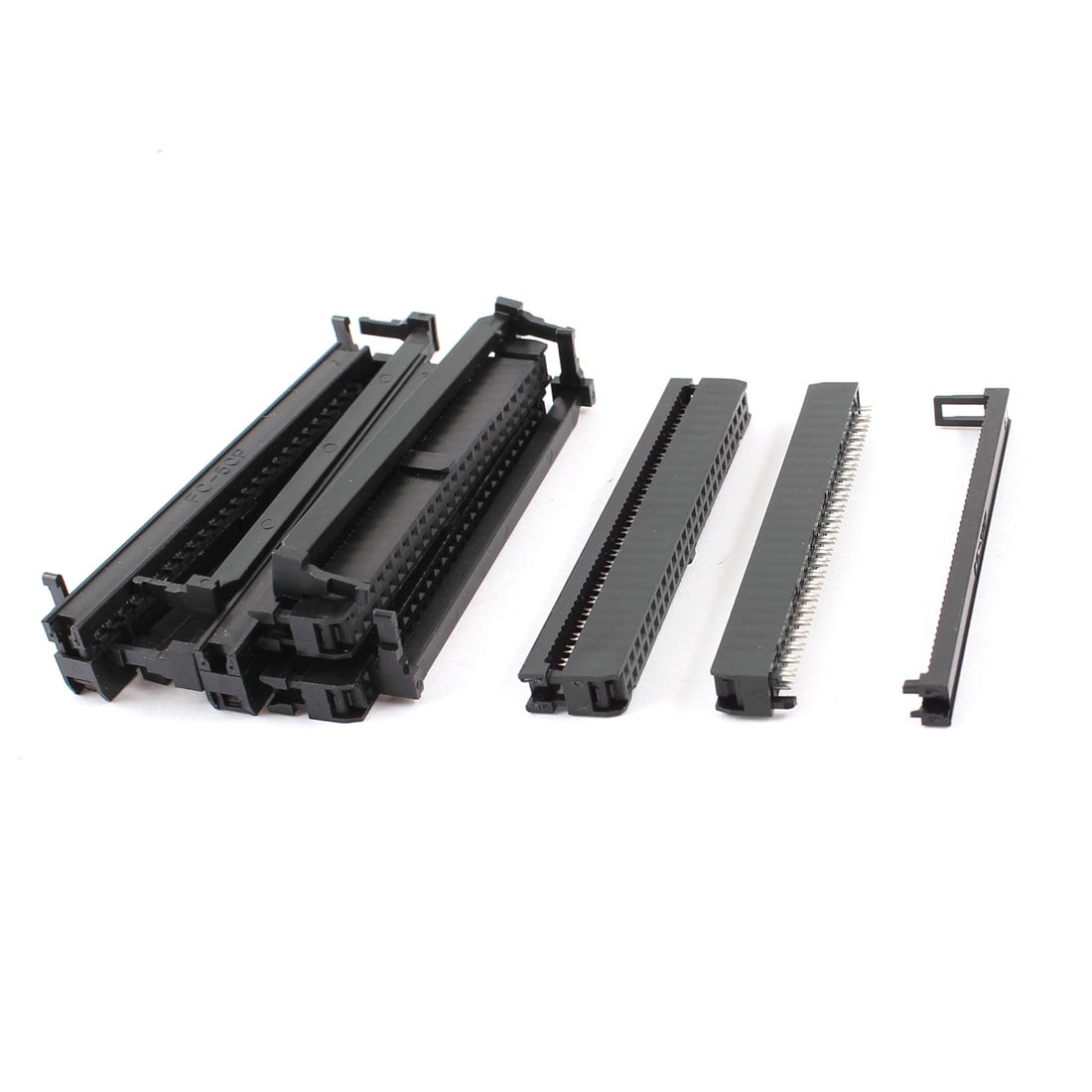 Unique Bargains 6 Pcs IDC FC-50P Connector 2x25 50 Pins Female Header 2 ...