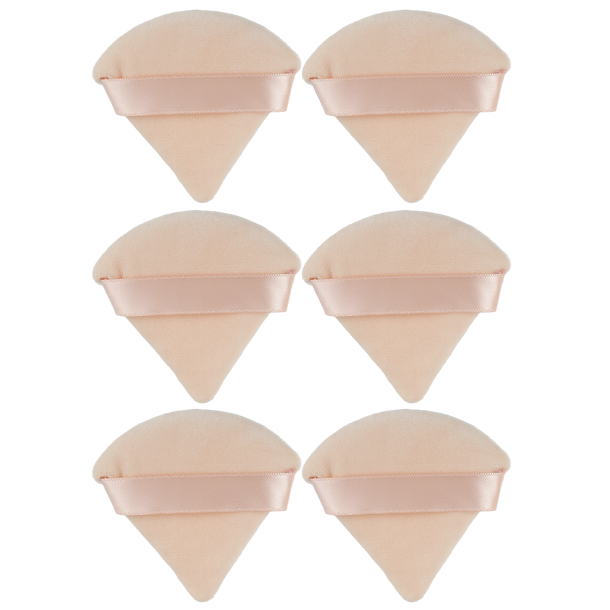 Unique Bargains 6 Pcs Loose Powder Puff Face Soft Triangle Puff Blender ...